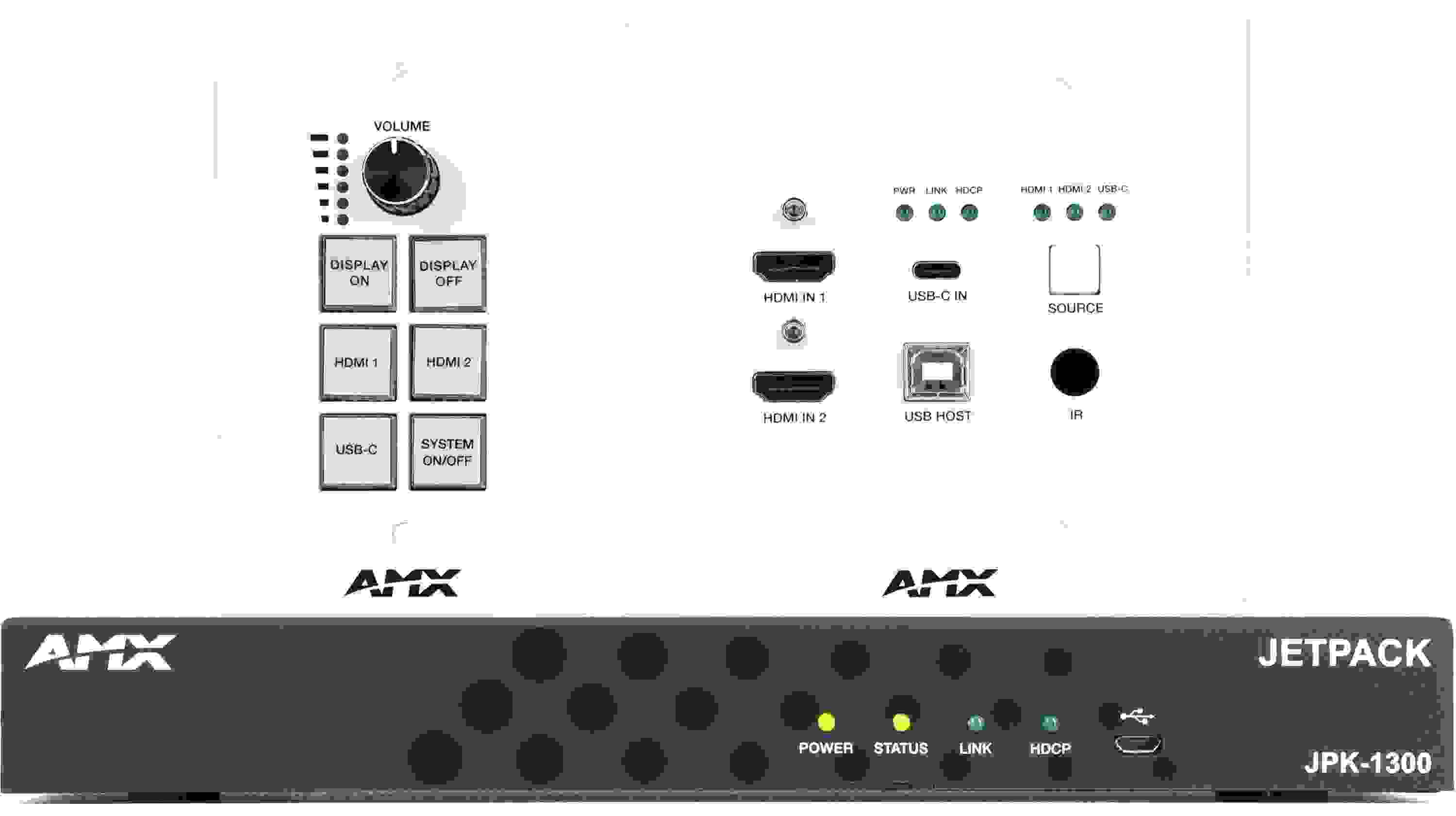 AMX JPK-1300 Jetpack Audio/Video Control System | Sweetwater