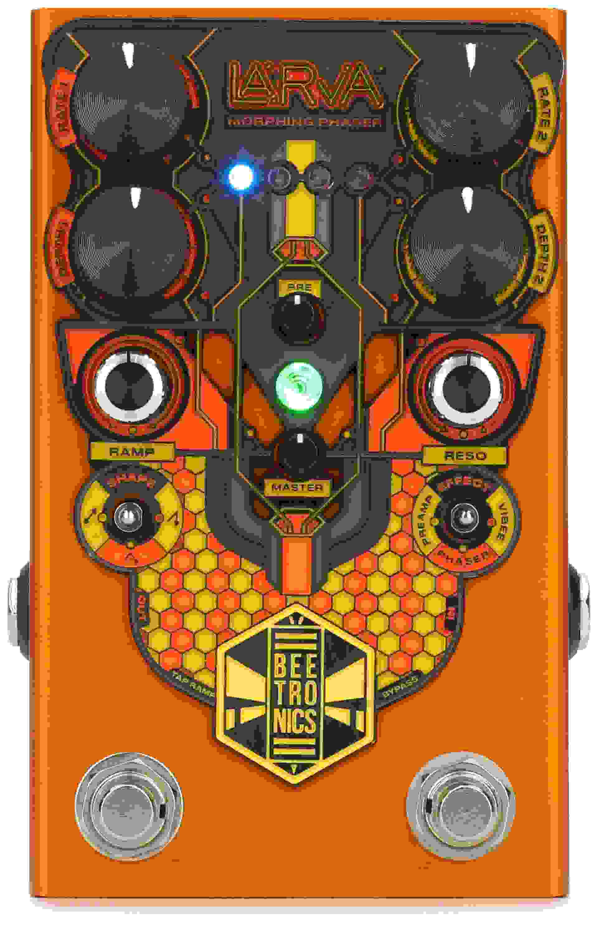 Beetronics FX Larva Morphing Phaser Pedal | Sweetwater