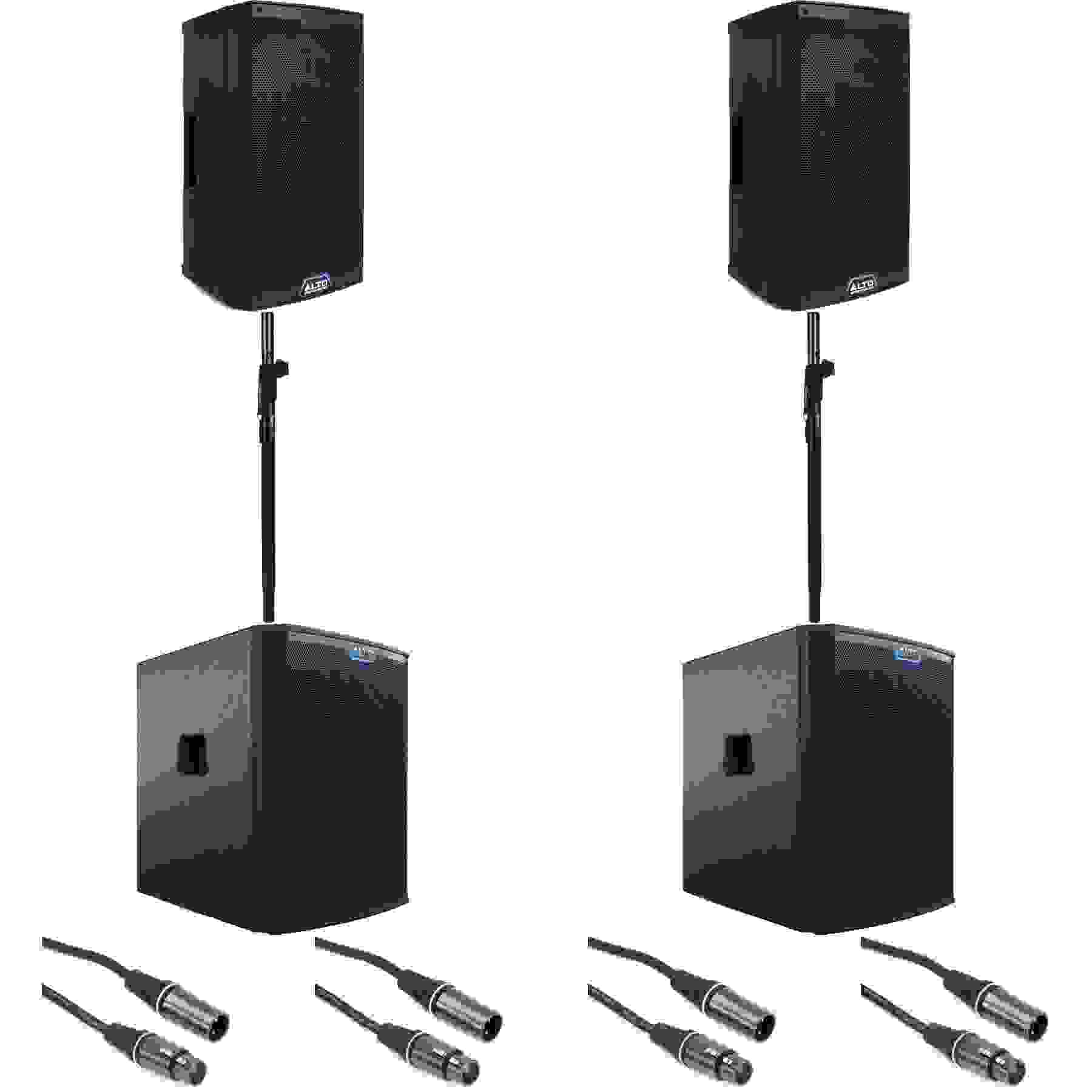Alto Professional TS415 15-inch Powered Speaker and TS18S 18-inch ...