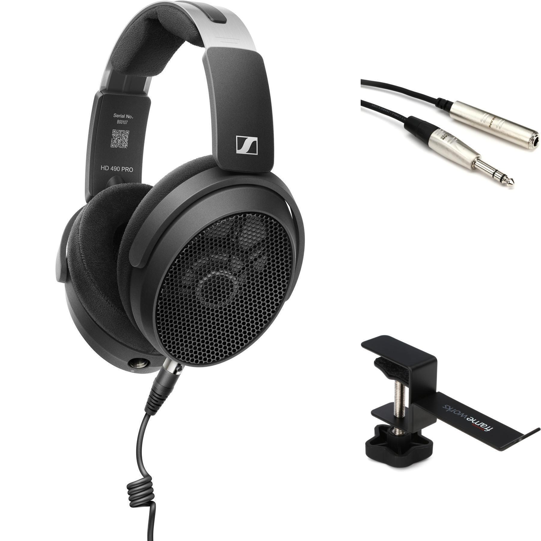 Sennheiser HD 490 Pro Open-back Studio Headphones with Desk Hanger and ...