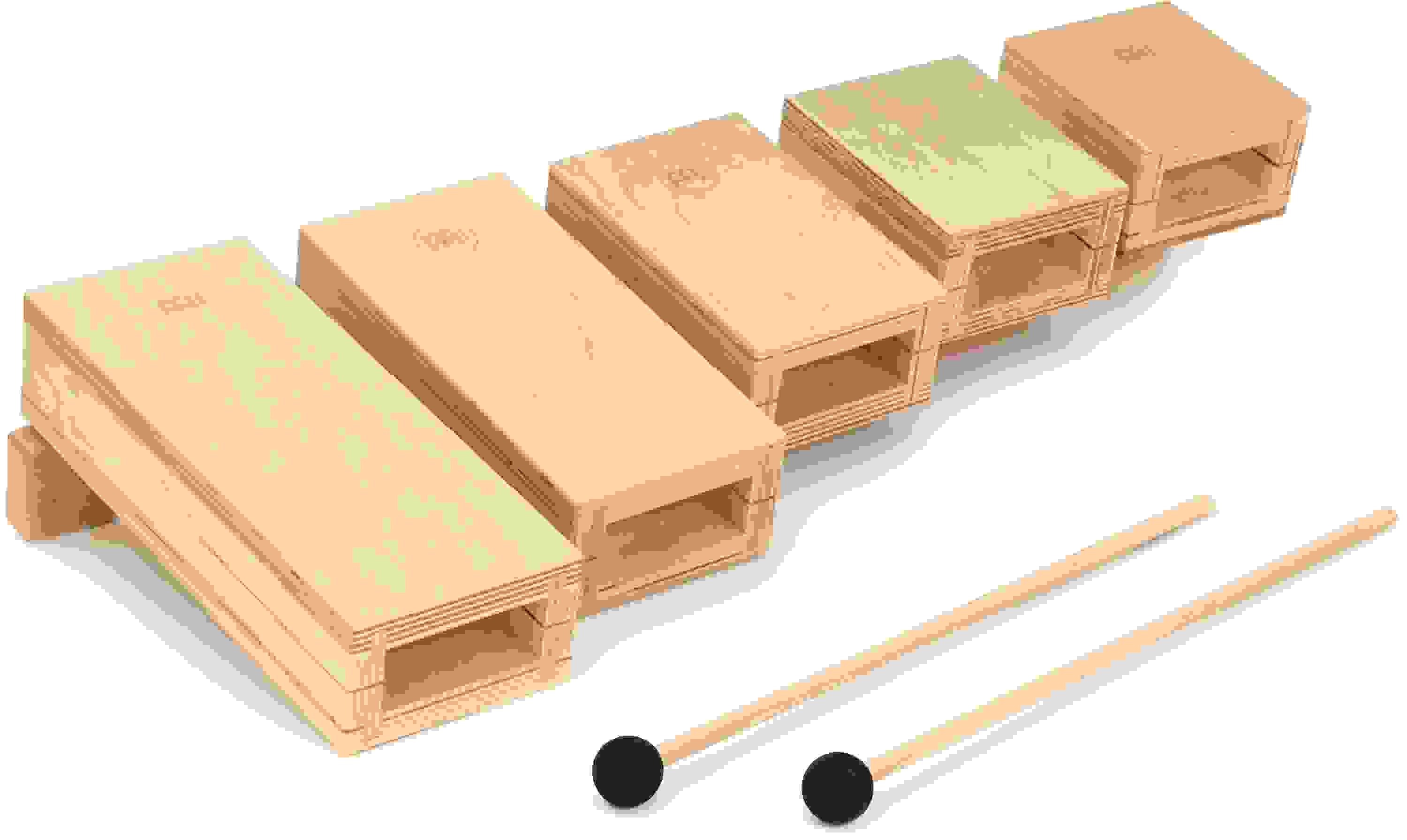 Meinl Percussion Temple Blocks - Natural Finish | Sweetwater