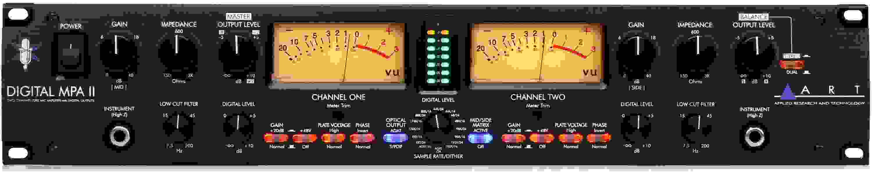 ART Digital MPA II 2-channel Tube Microphone Preamp | Sweetwater