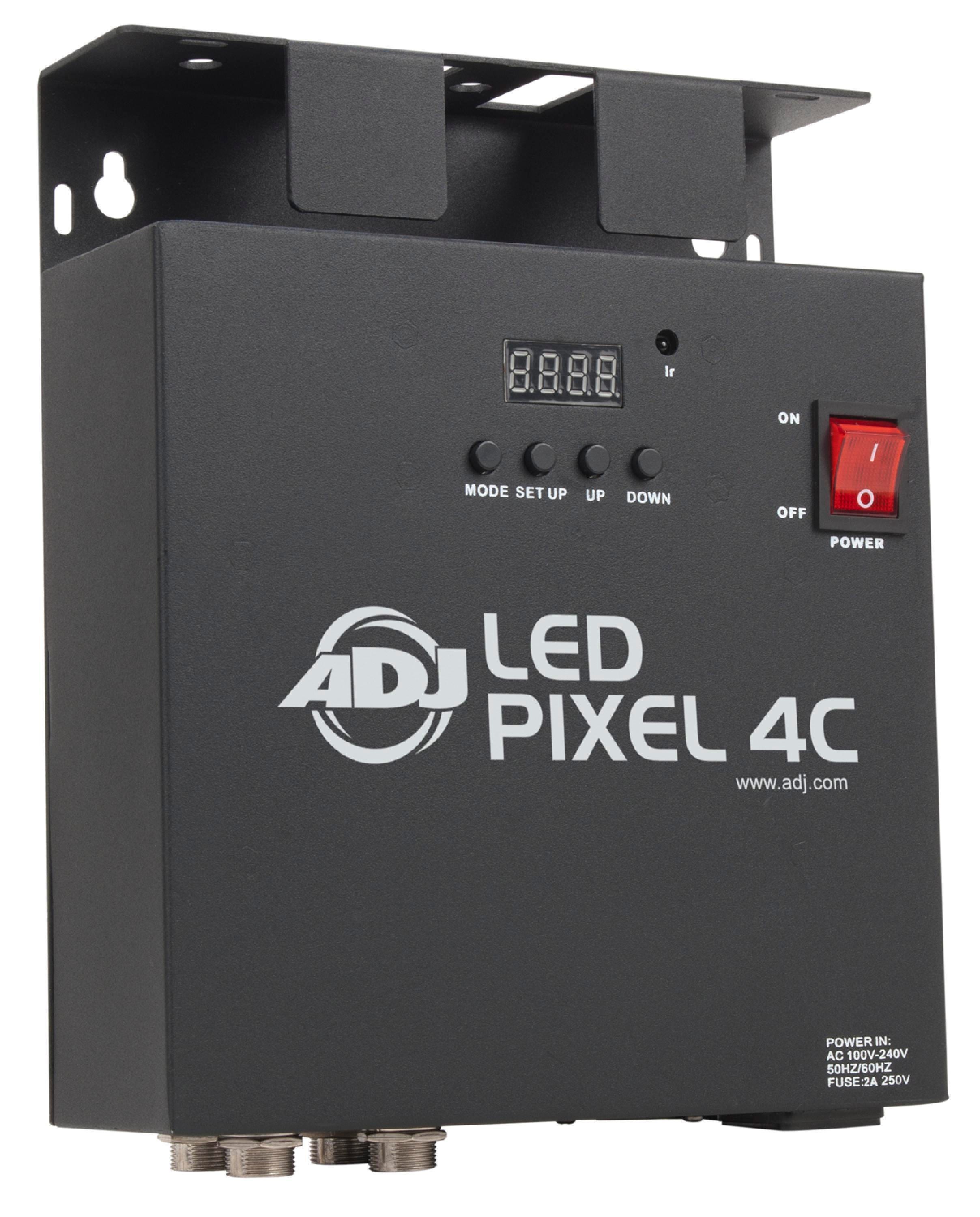 ADJ LED Pixel Tube 360 Sys with 4 Light Fixtures and Controller ...