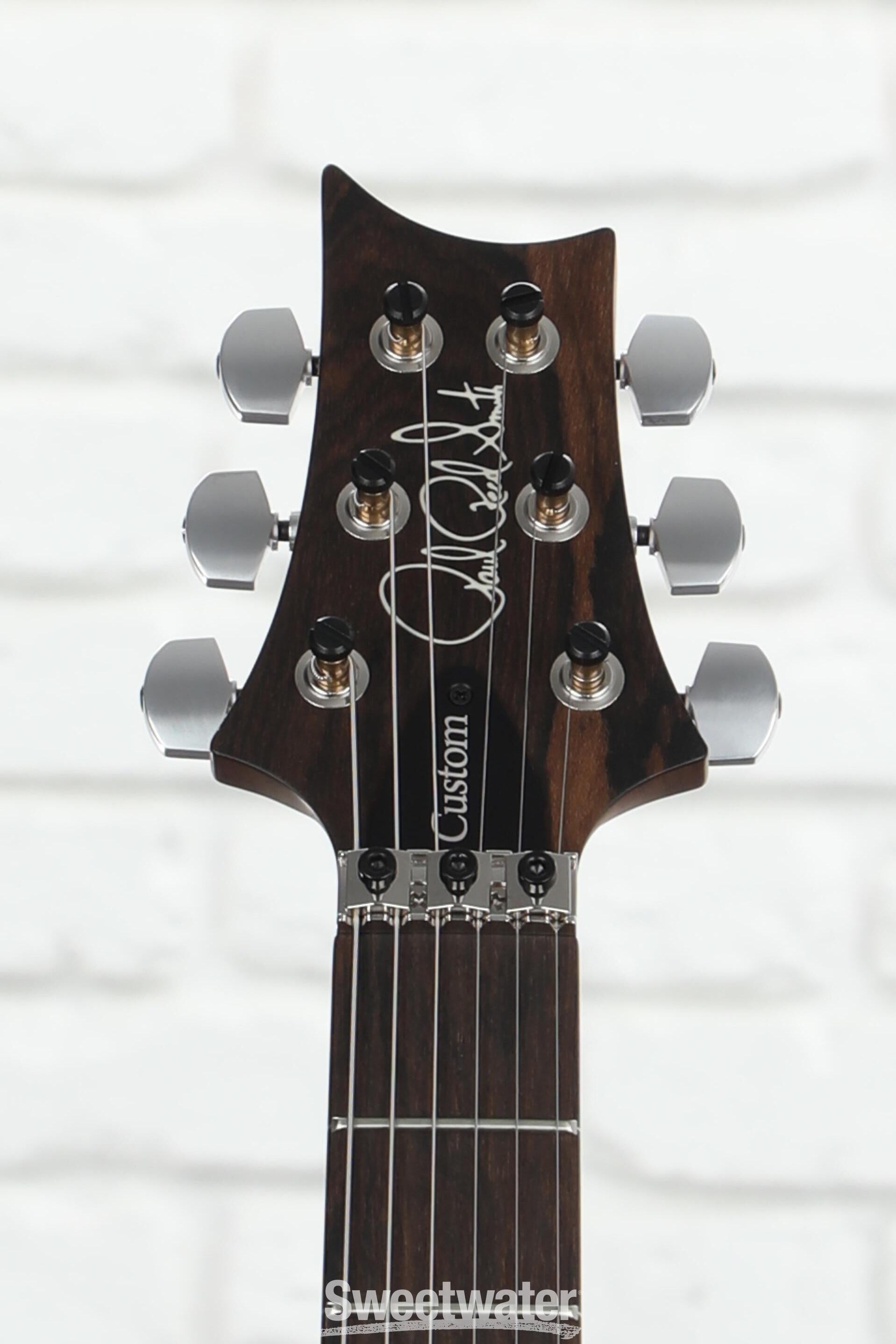 PRS Wood Library Custom 24 Floyd 10-Top Electric Guitar - Satin Frost ...