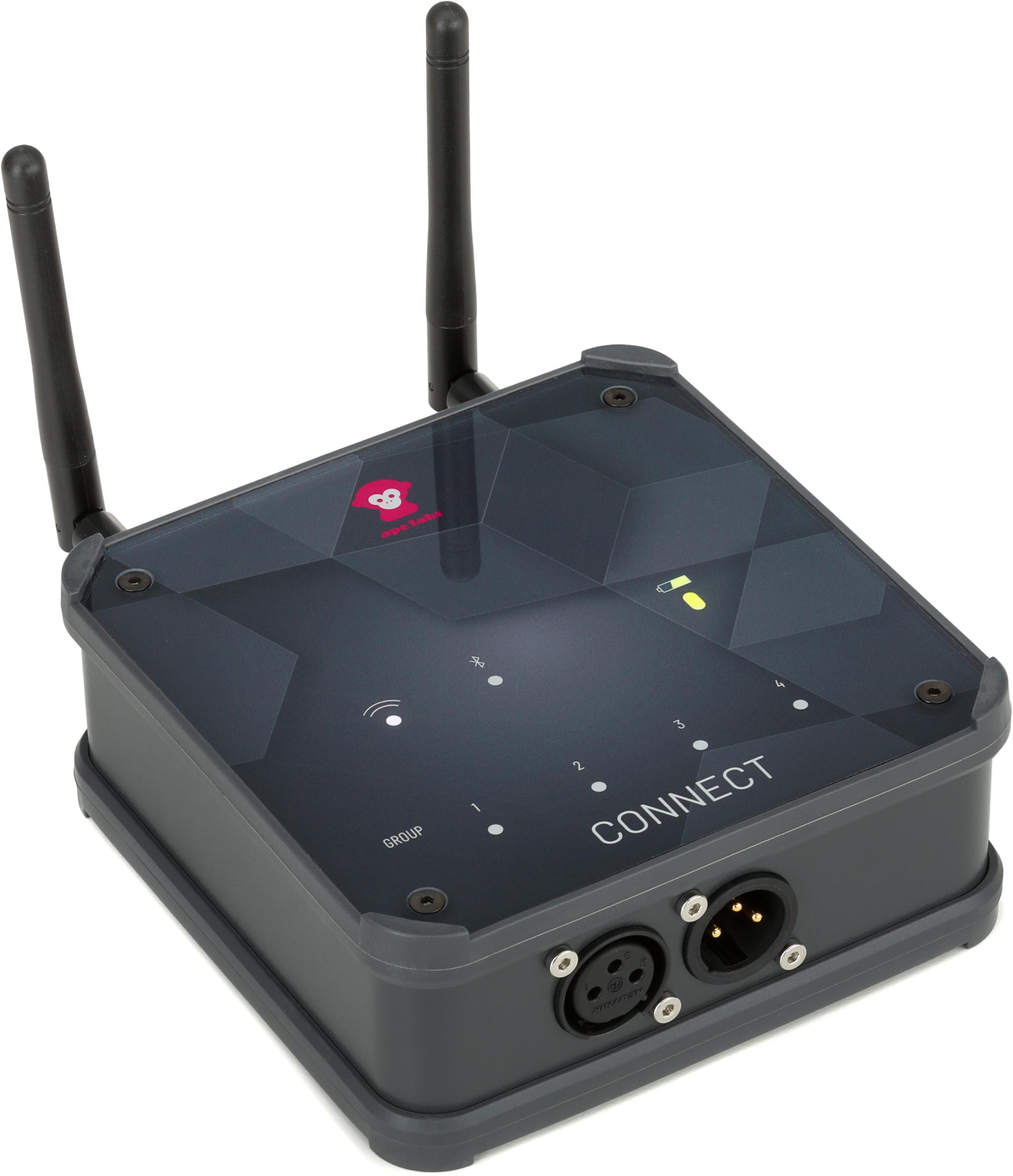 Ape Labs Connect DMX Transceiver and Controller - Grey | Sweetwater