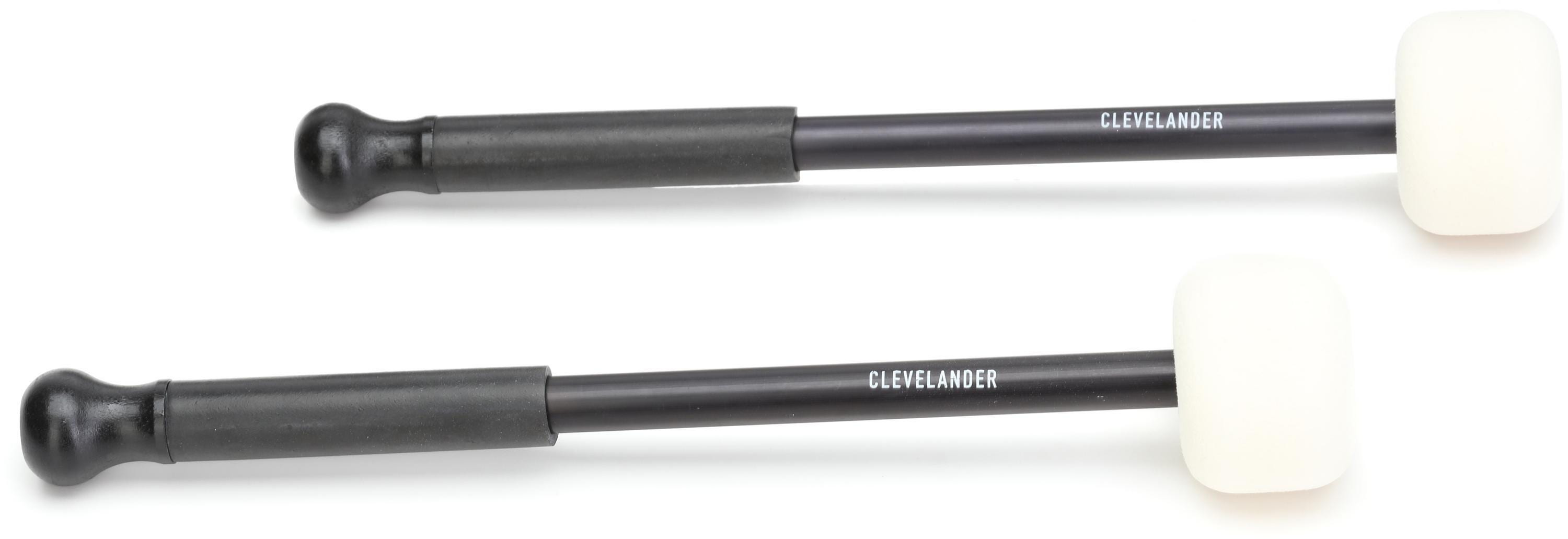 Clevelander Marching Series CMB3 Bass Drum Mallets - Large | Sweetwater