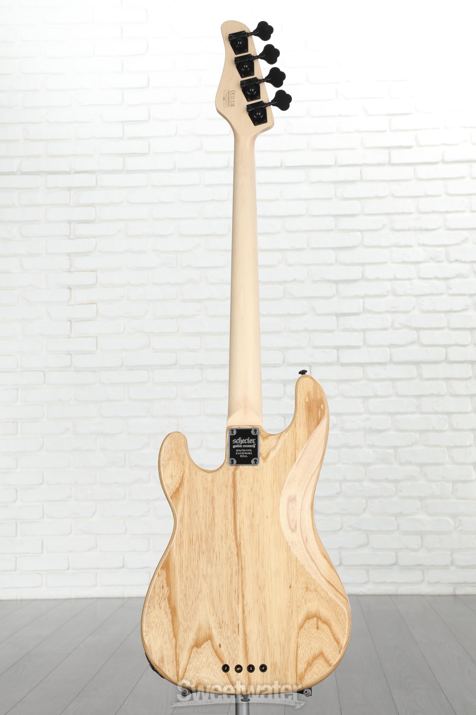 Schecter Justin Beck P-4 Signature Bass Guitar - Natural | Sweetwater