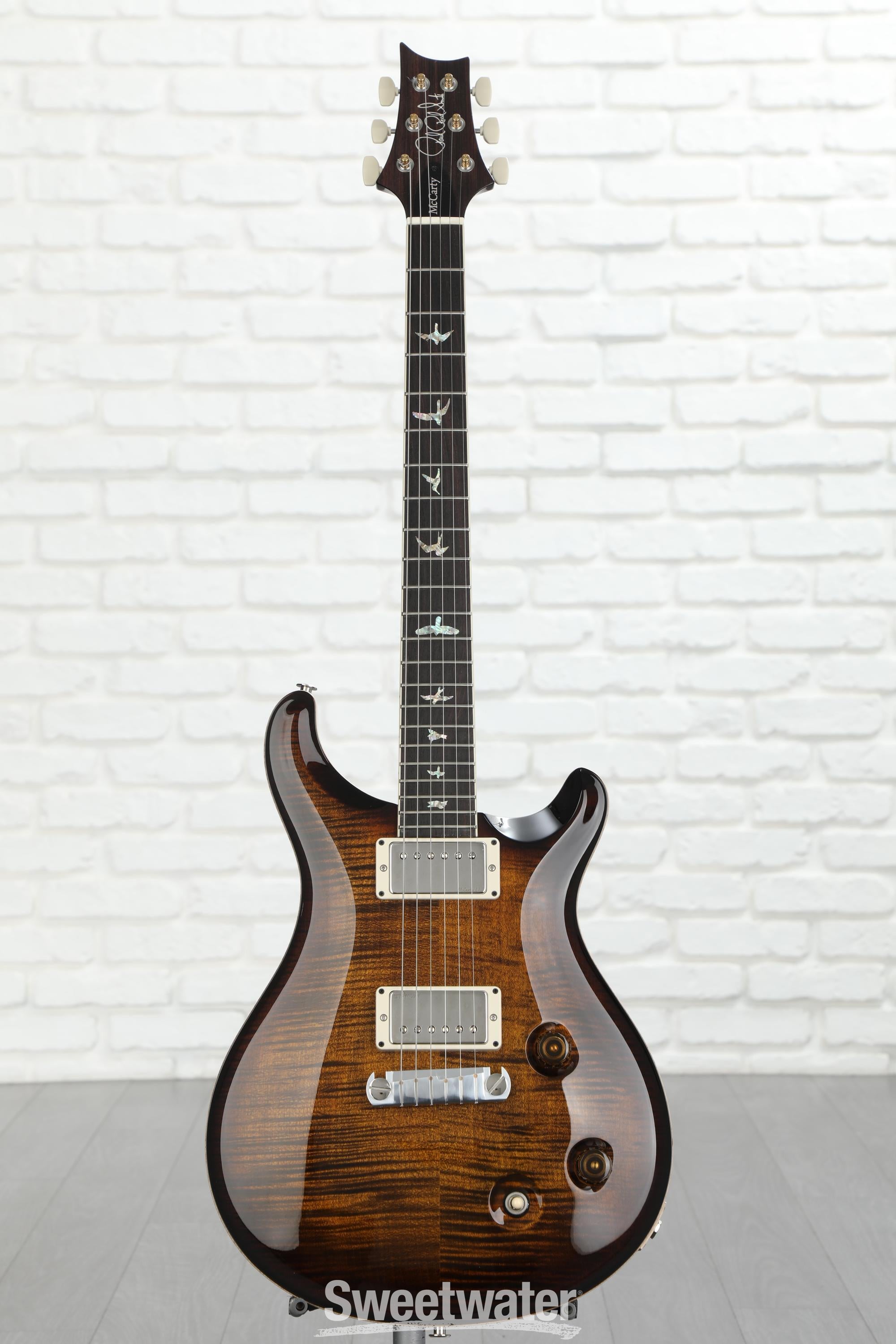 PRS McCarty Electric Guitar - Black Gold Burst with Toned Back | Sweetwater
