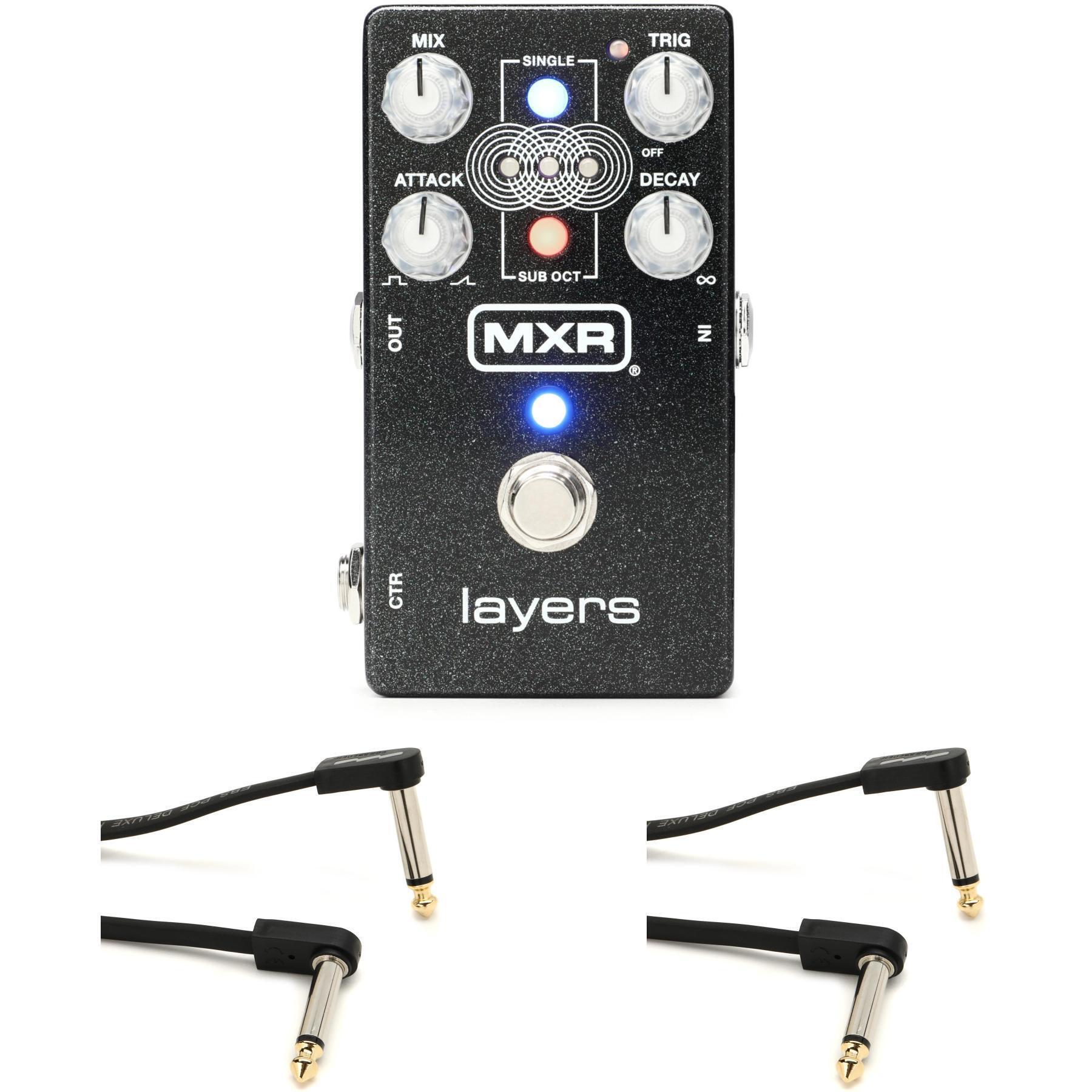MXR Layers Harmonic Sustain Pedal with Patch Cables | Sweetwater