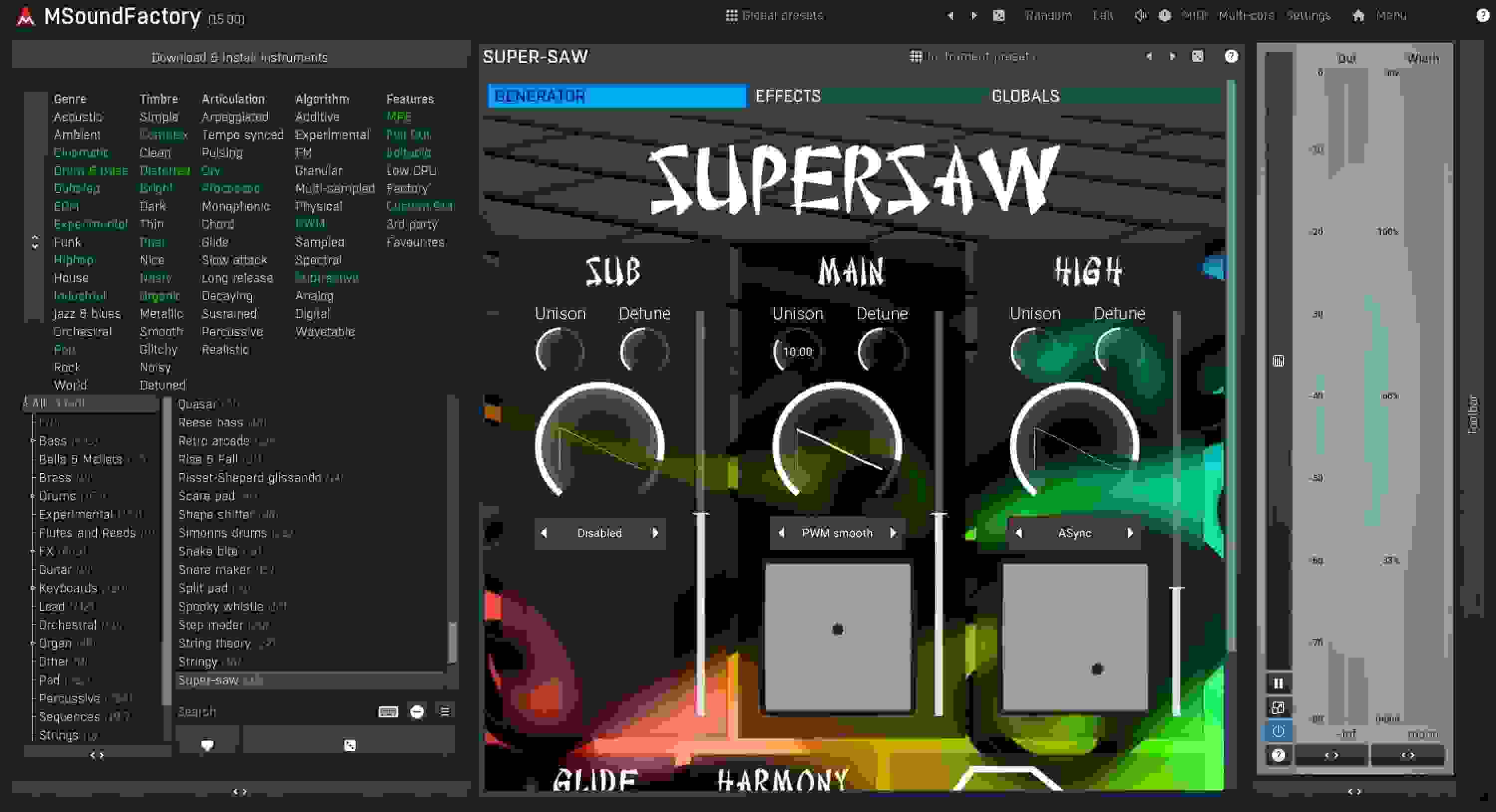 MeldaProduction MSoundFactoryLE Virtual Instrument and Effects Plug-in - LE Library | Sweetwater