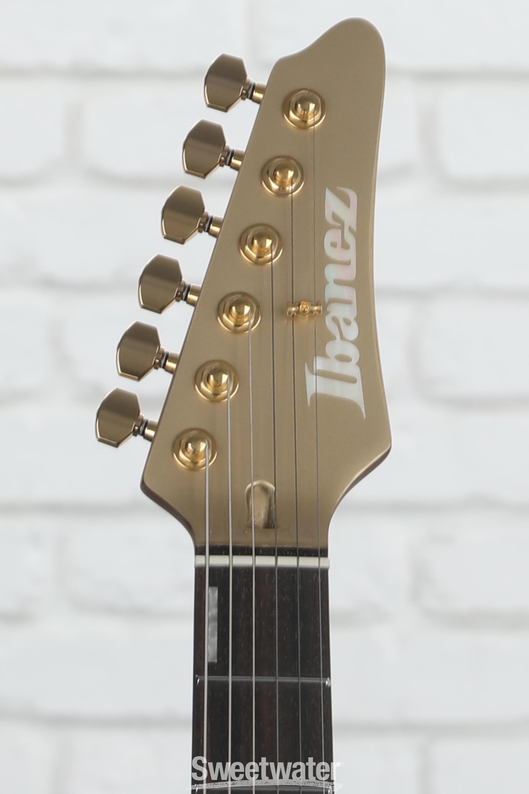 Ibanez KRYS10 Scott LePage Signature Electric Guitar - Gold | Sweetwater