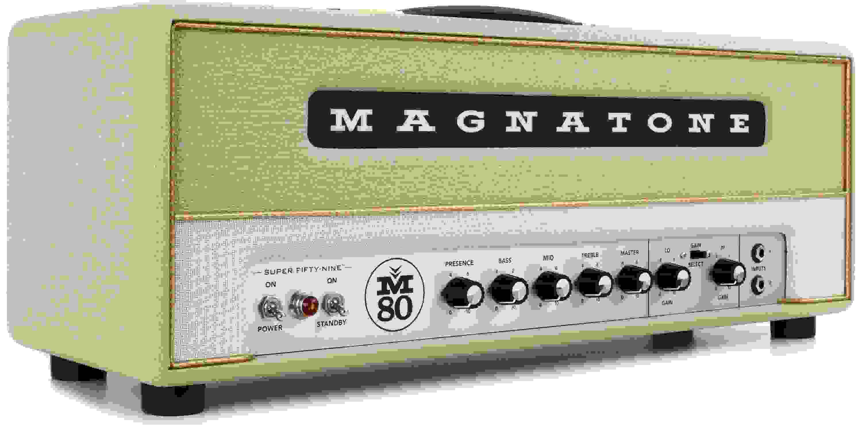 Magnatone Super Fifty-Nine M-80 - 45-watt Tube Head - Gold | Sweetwater