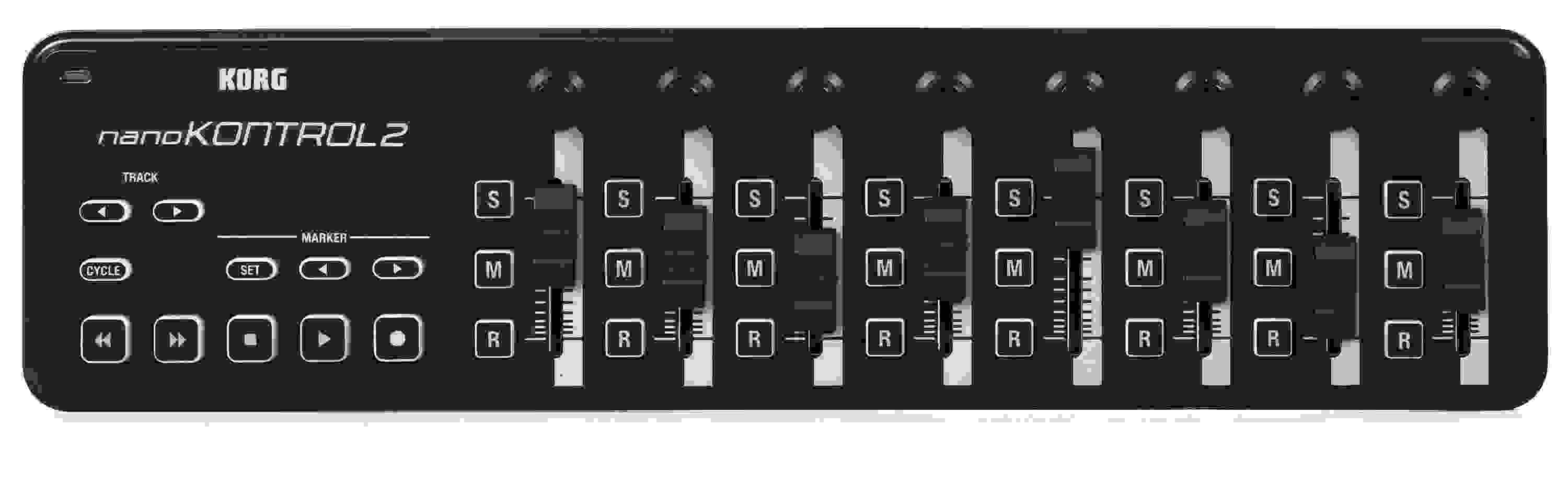 Korg nanoKONTROL2 MIDI Control Surface - Black | Sweetwater