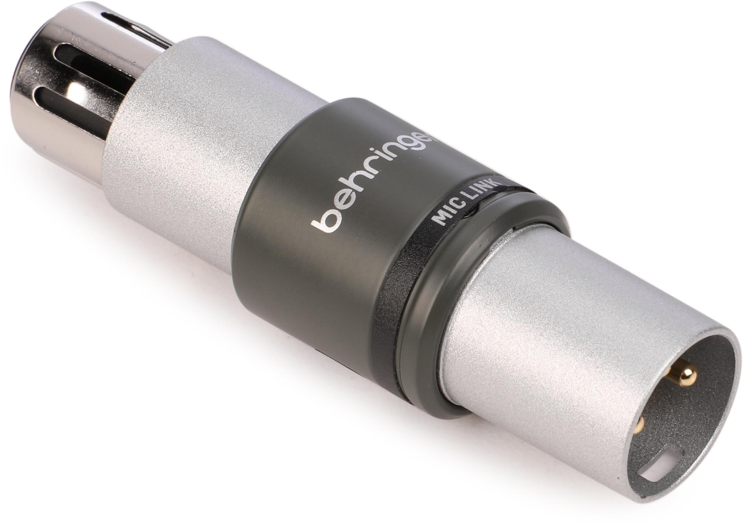 Behringer Mic Link Dynamic Microphone Booster and Preamp | Sweetwater