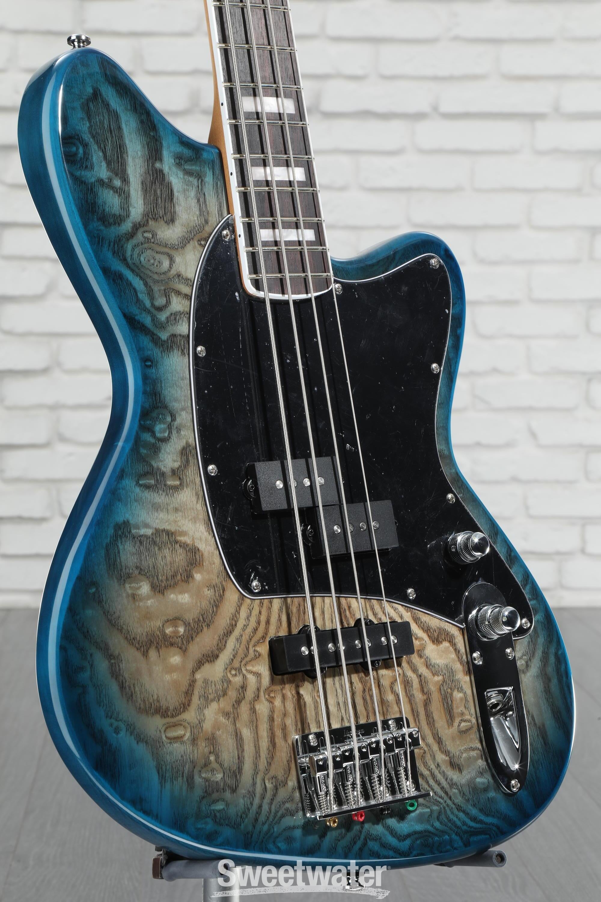 Ibanez Talman Bass Standard - Cosmic Blue Starburst | Sweetwater