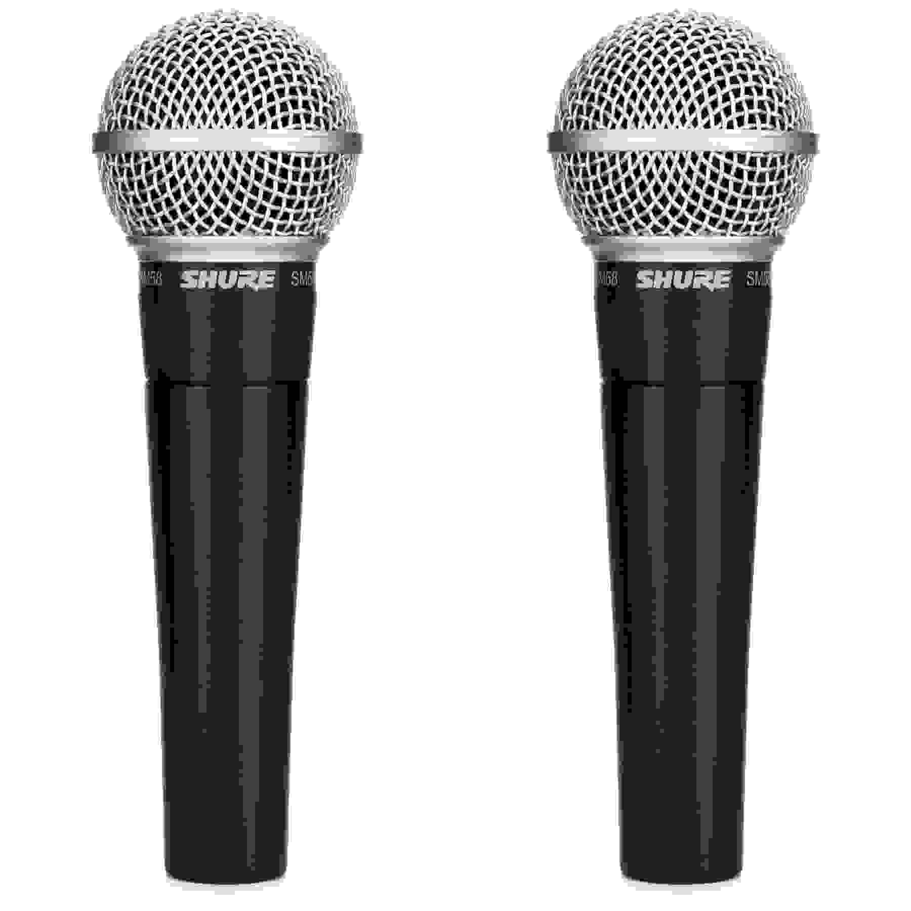Shure SM58 Cardioid Dynamic Vocal Microphone (2-pack) | Sweetwater