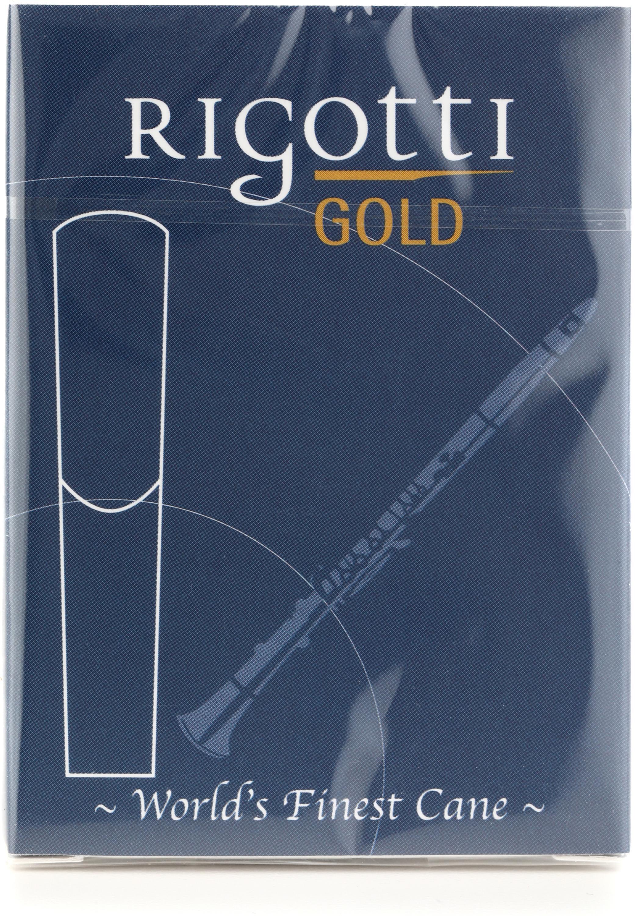 Rigotti RG.CCS Gold Classic Bb Clarinet Reeds - 2.5 Light (10-pack ...