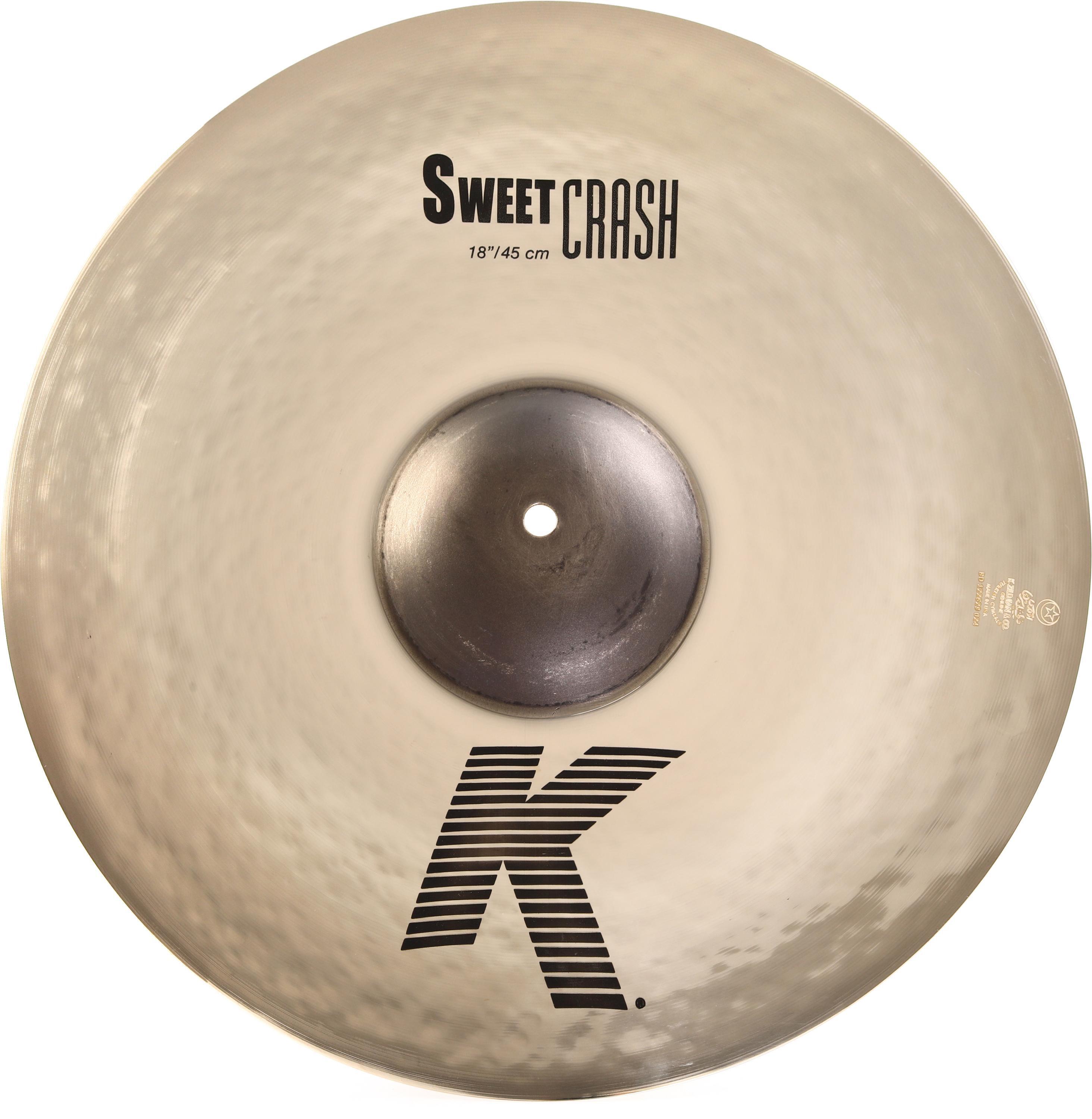 Zildjian K Sweet Crash Cymbal - 18 inches, Brilliant, Sweetwater Exclusive