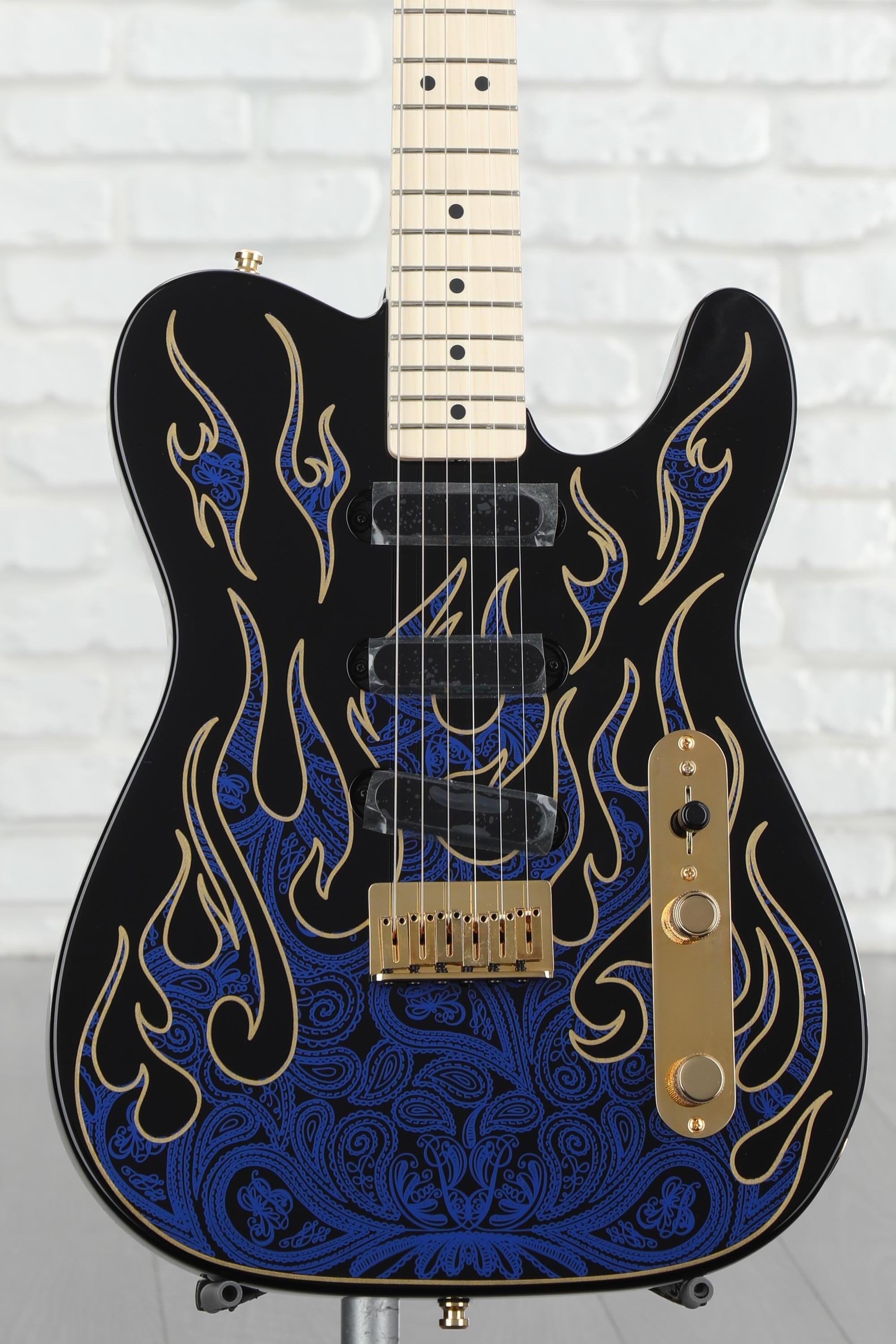 Fender James Burton Telecaster - Blue Paisley Flames | Sweetwater