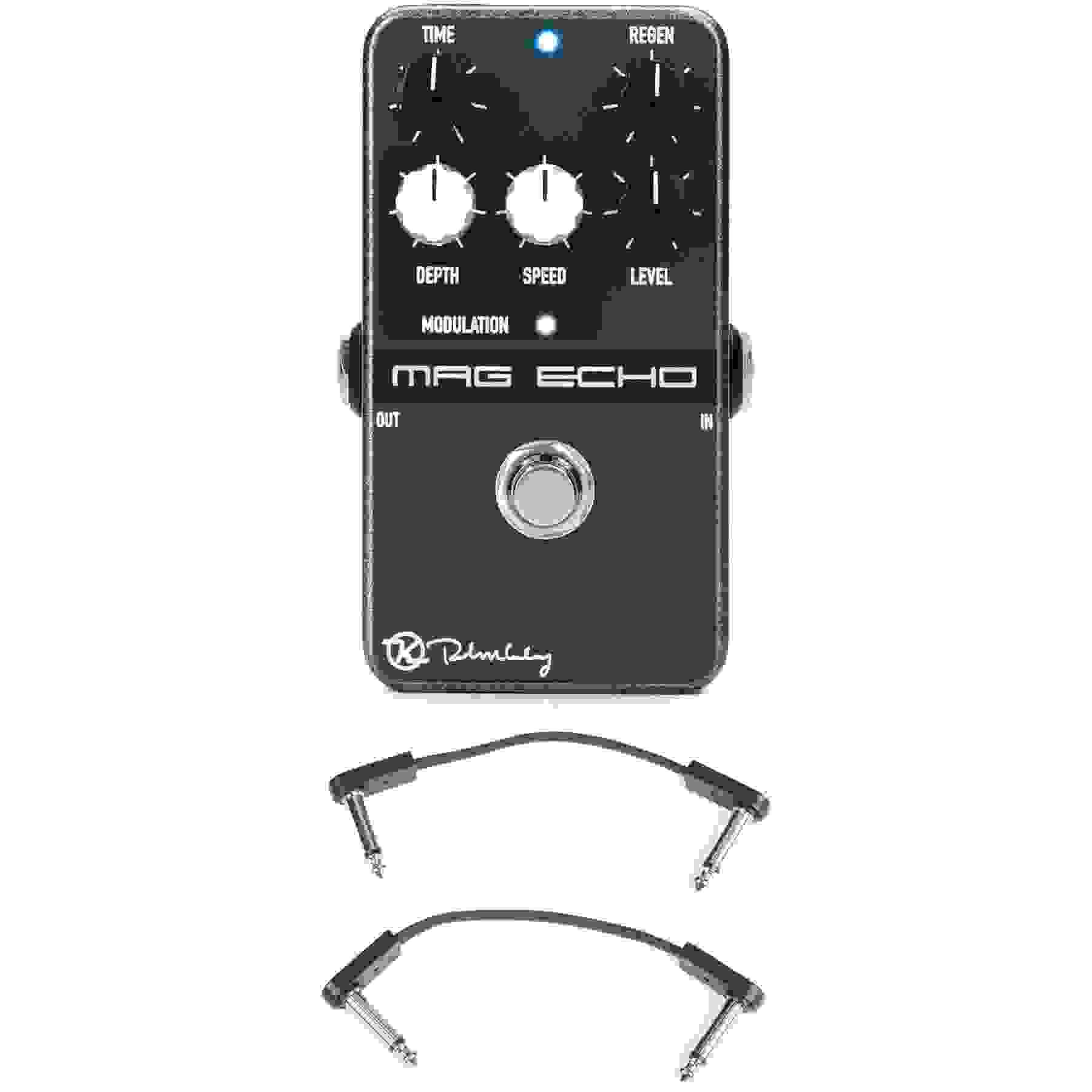 Keeley Magnetic Echo Tape Style Digital Delay with EBS Patch Cables | Sweetwater