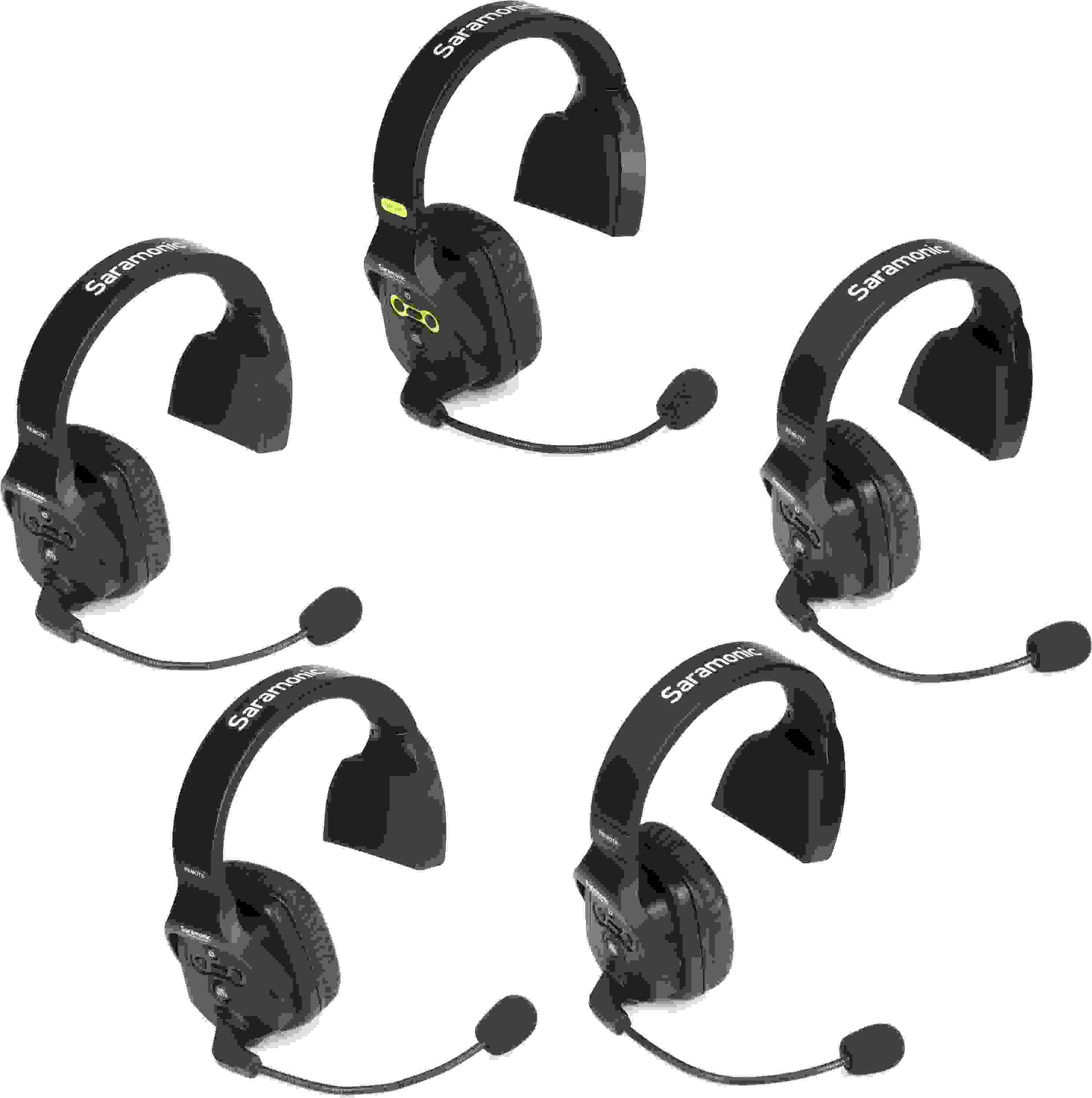 Saramonic WiTalk-WT5S 5-person 1.9GHz Wireless Intercom System | Sweetwater