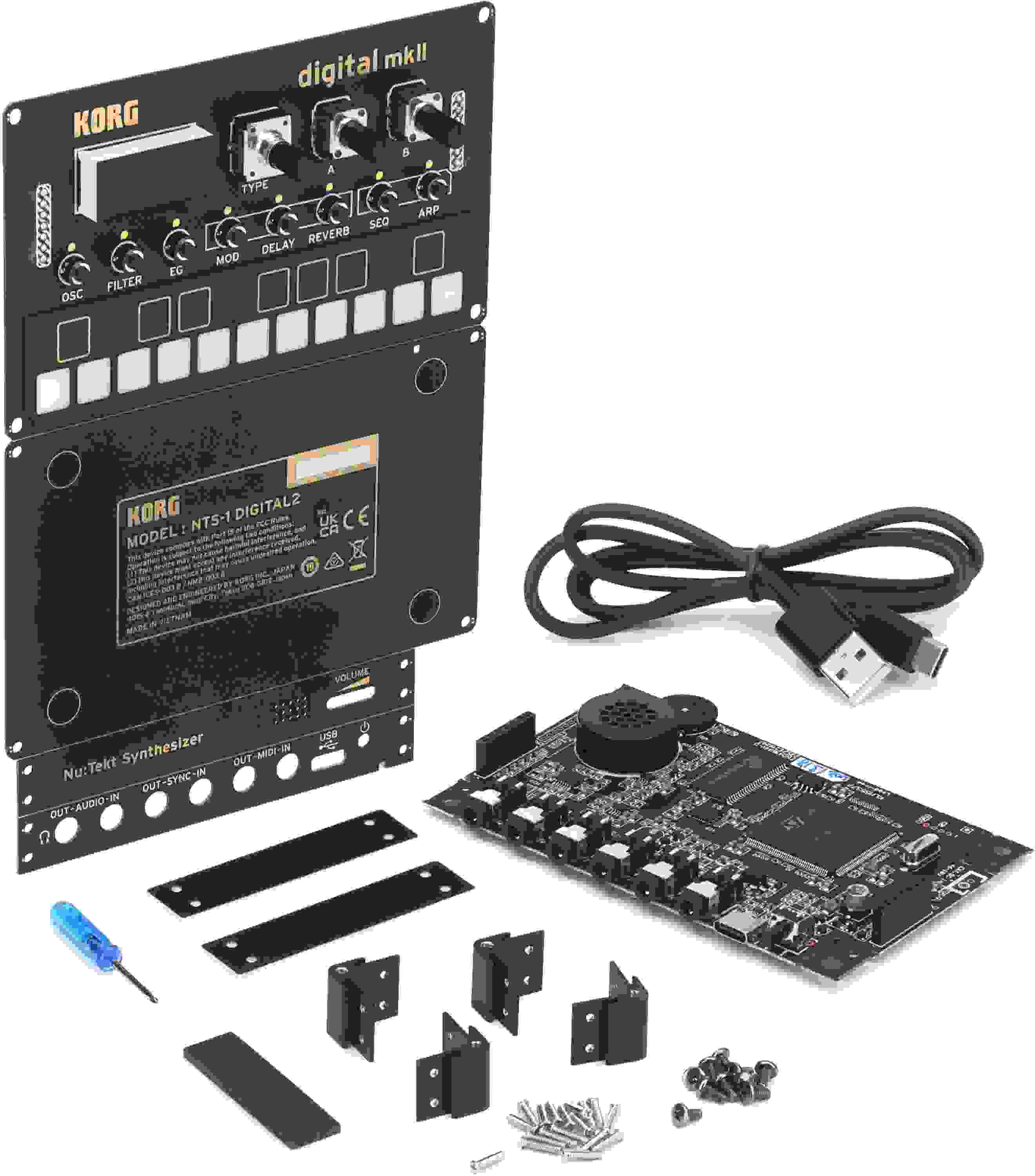 Korg Nu:Tekt NTS-1 MKII DIY Digital Synthesizer Kit | Sweetwater