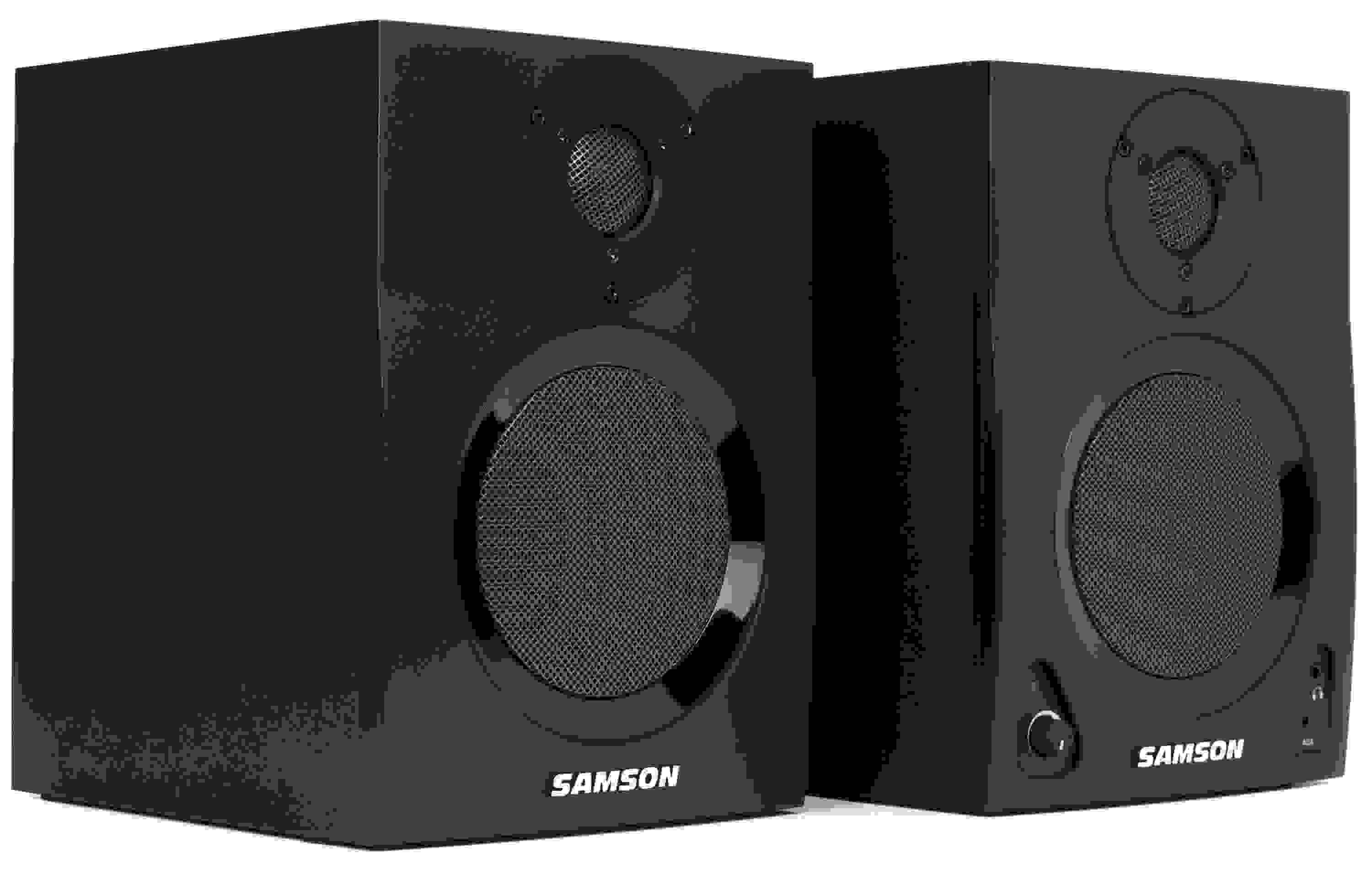 Samson MediaOne BT4 4 inch Powered Monitors with Bluetooth | Sweetwater