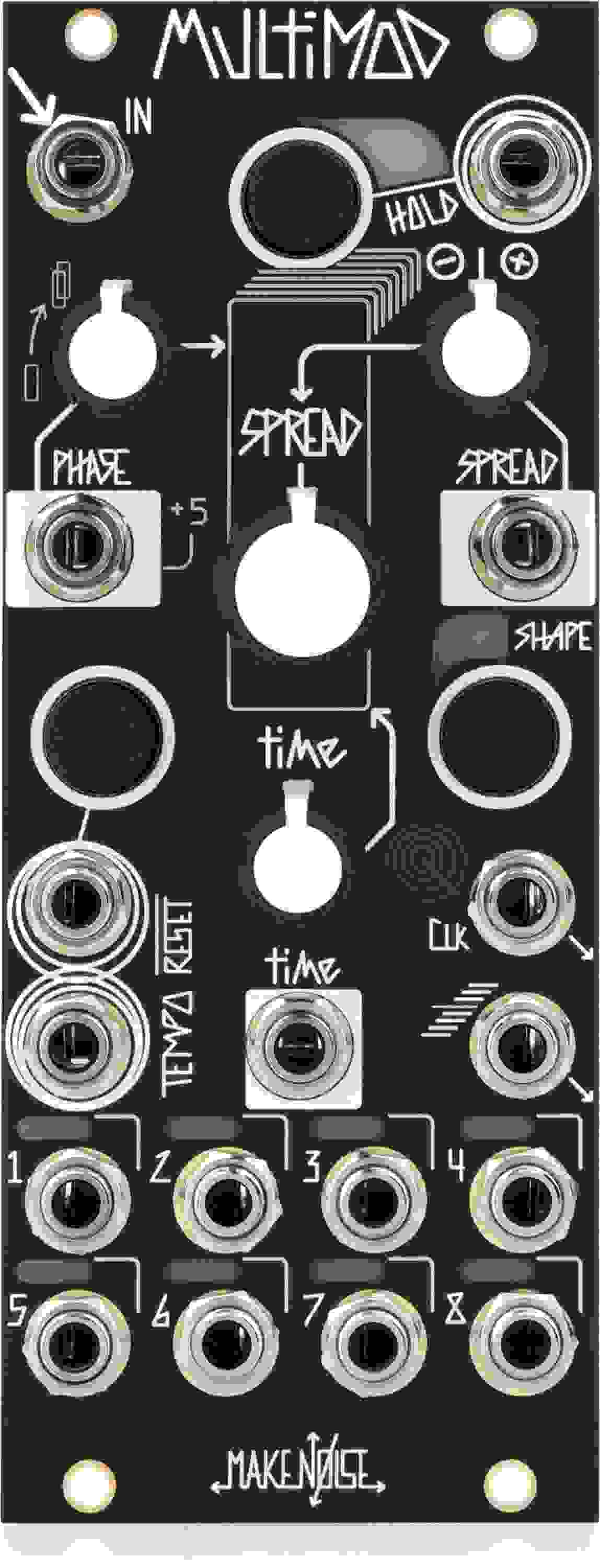 Make Noise MultiMod Any-CV 8-channel Modulation Eurorack Module | Sweetwater