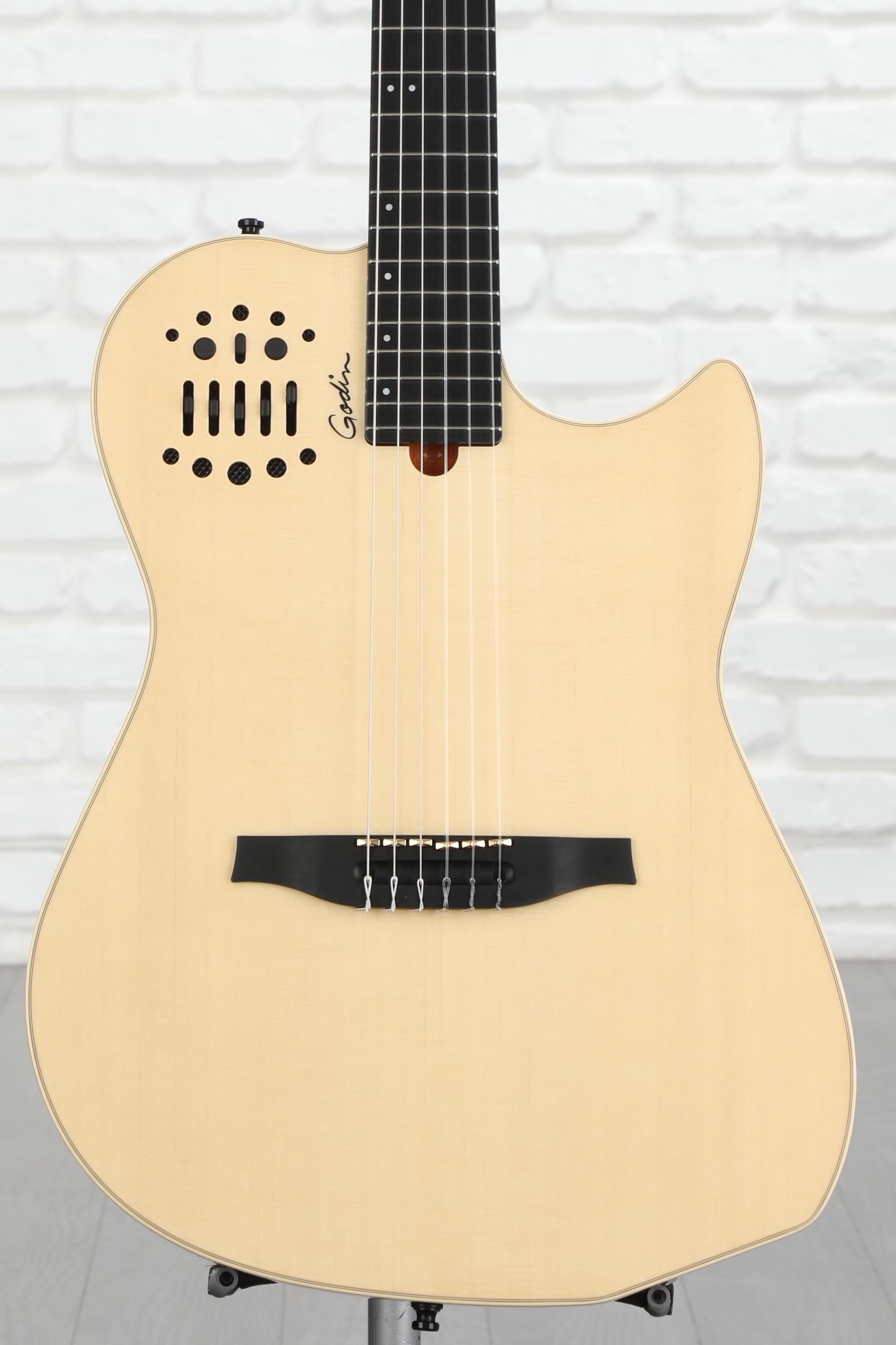 Godin MultiAc Nylon SA Acoustic-Electric Guitar - Natural | Sweetwater