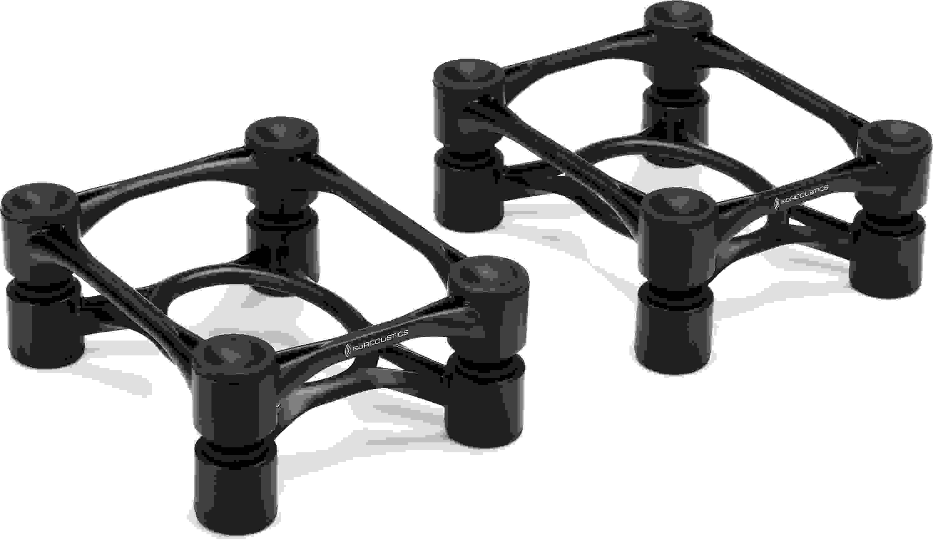 IsoAcoustics Aperta Isolation Stand - Black (Pair) | Sweetwater