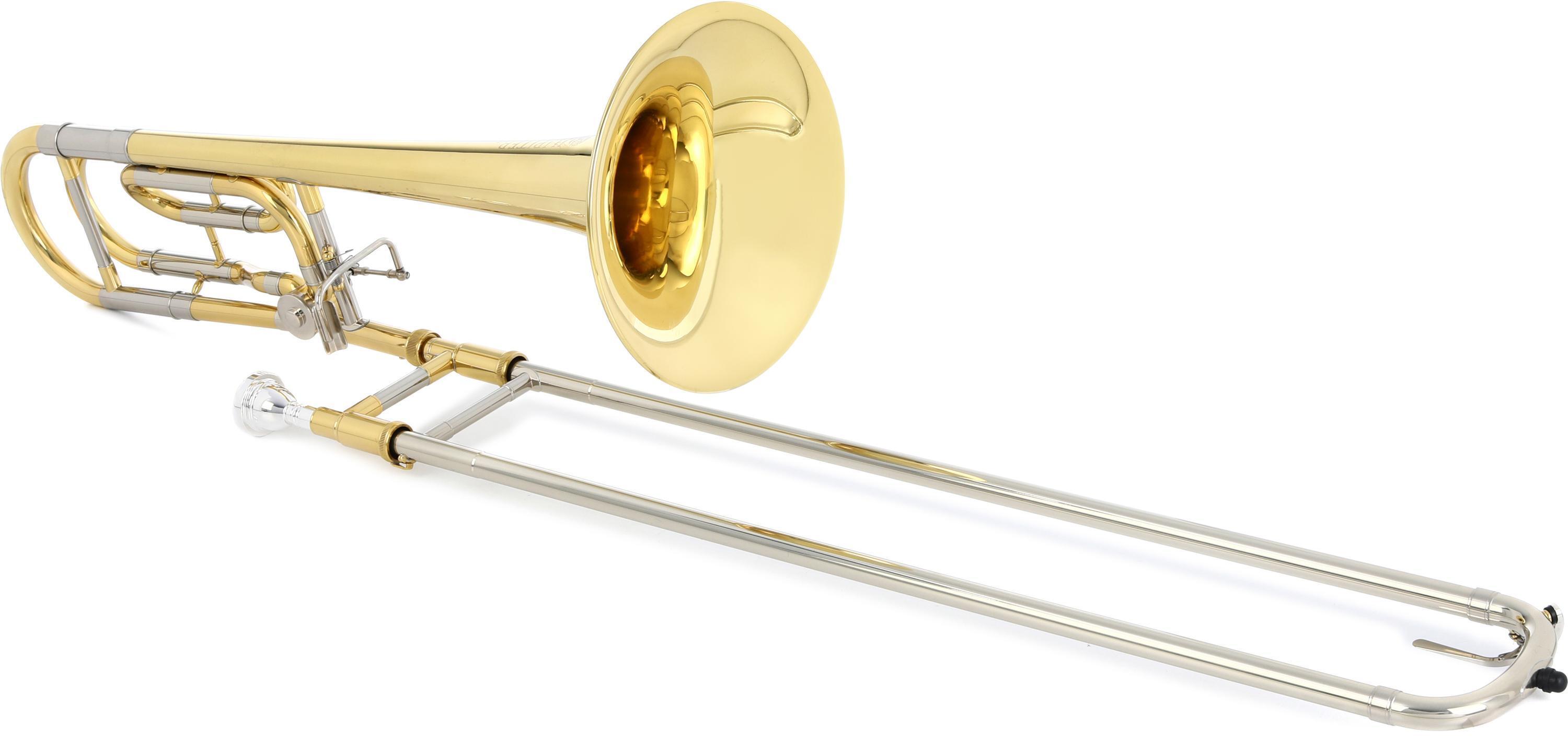 Jupiter JTB1150F Intermediate Trombone - F Attachment - Clear Lacquer ...
