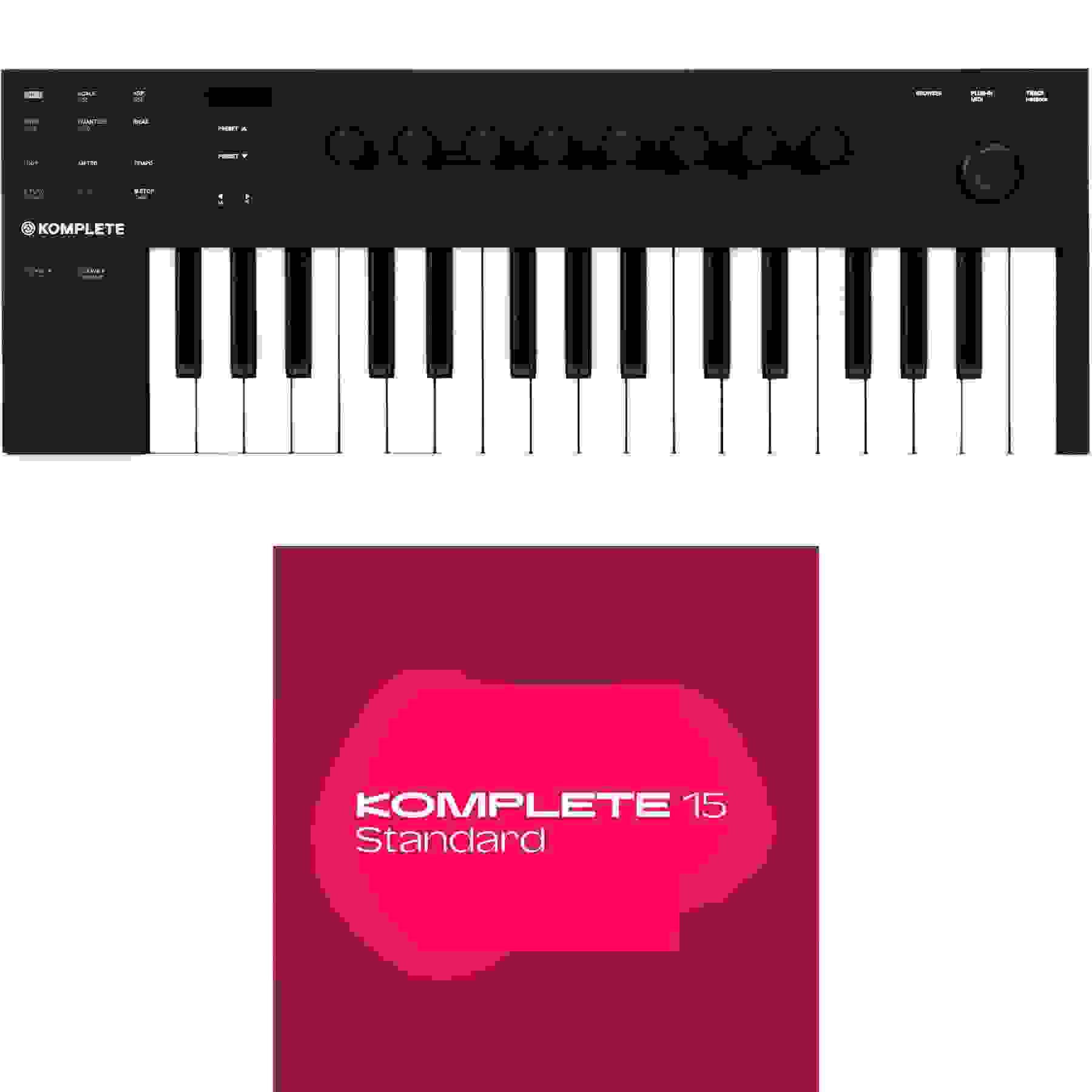 Native Instruments Komplete Kontrol M32 Micro Keyboard Controller with Komplete Standard ...