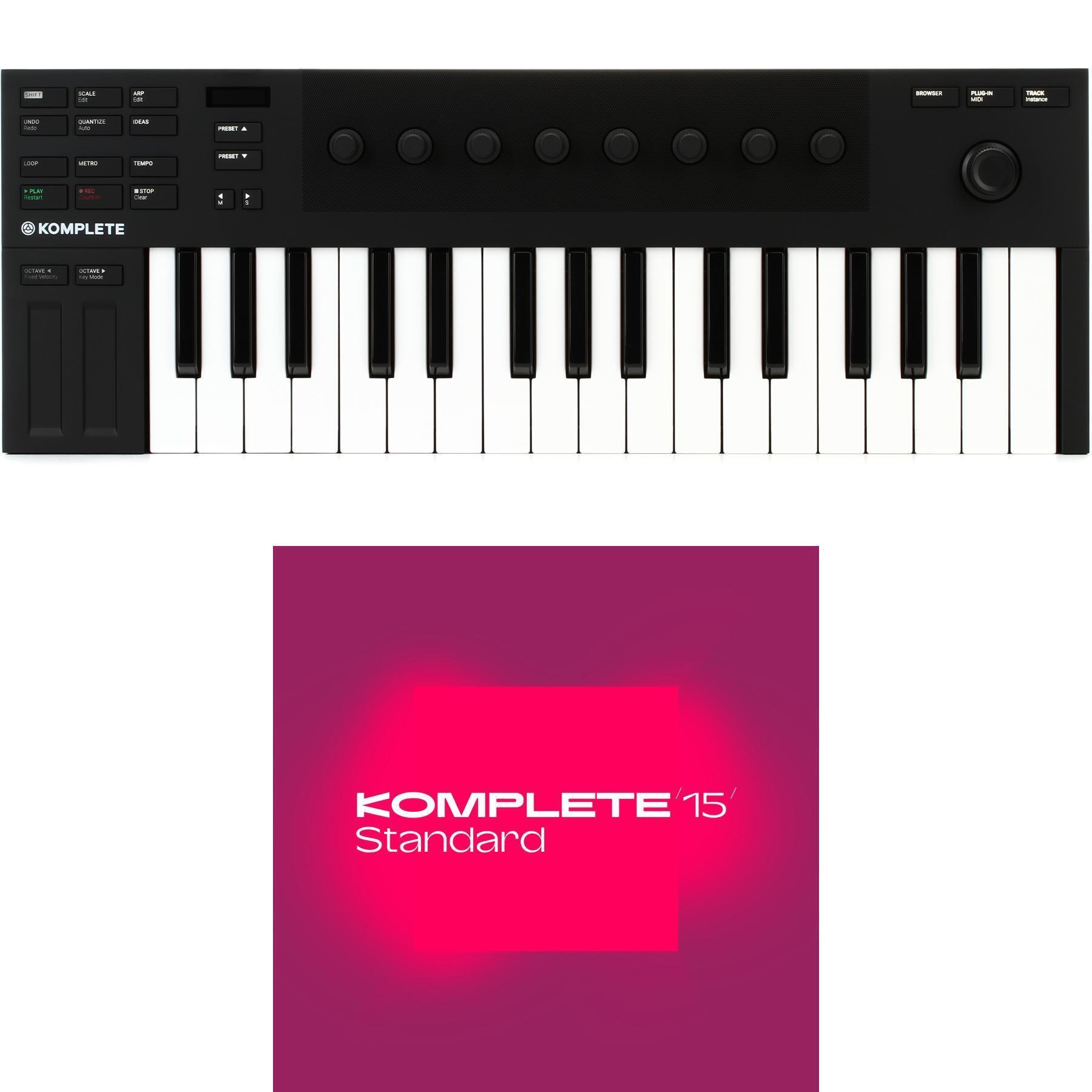 Native Instruments Komplete Kontrol M32 Micro Keyboard Controller with Komplete Standard ...