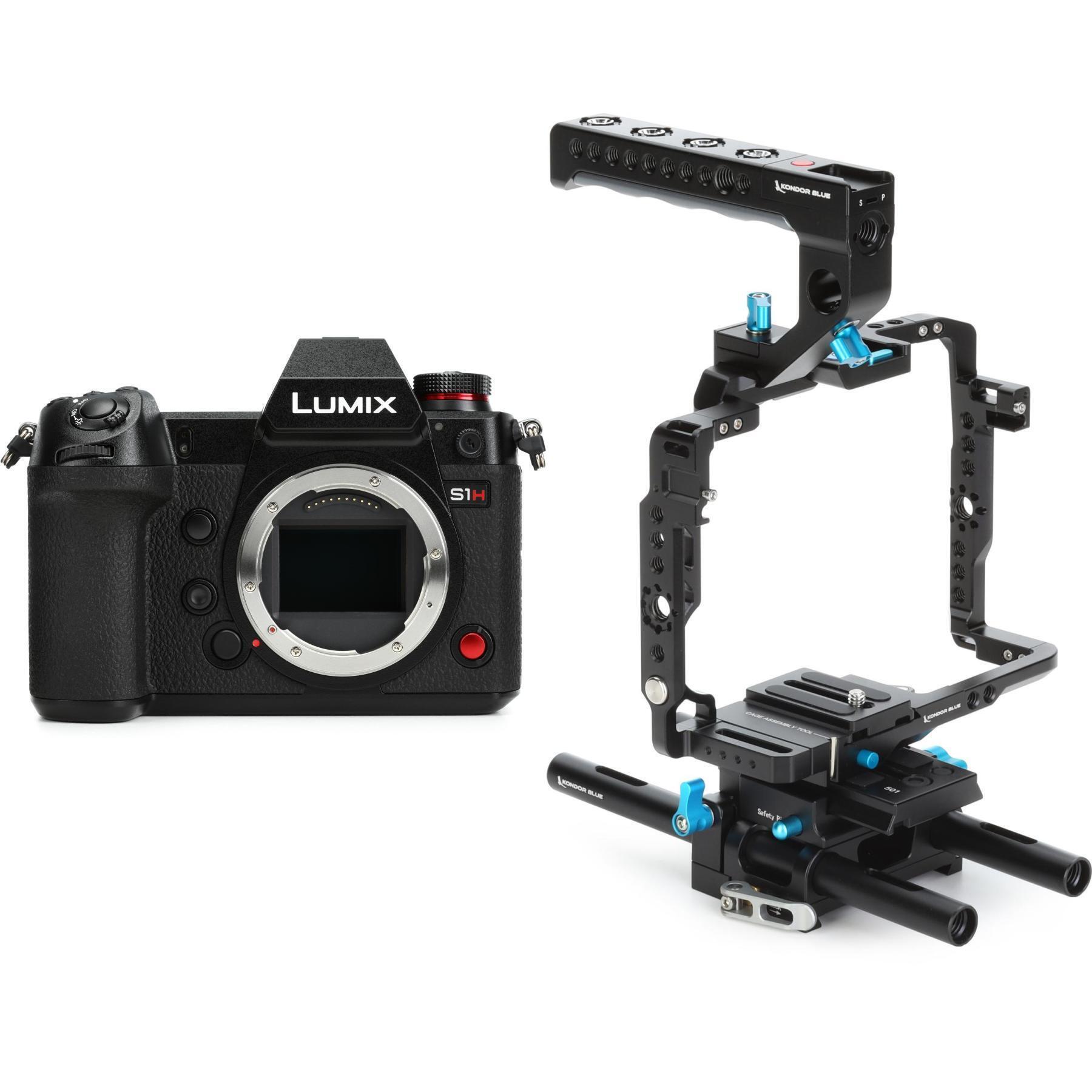 Panasonic Lumix S1H Mirrorless Camera (Body Only) with Base Rig ...