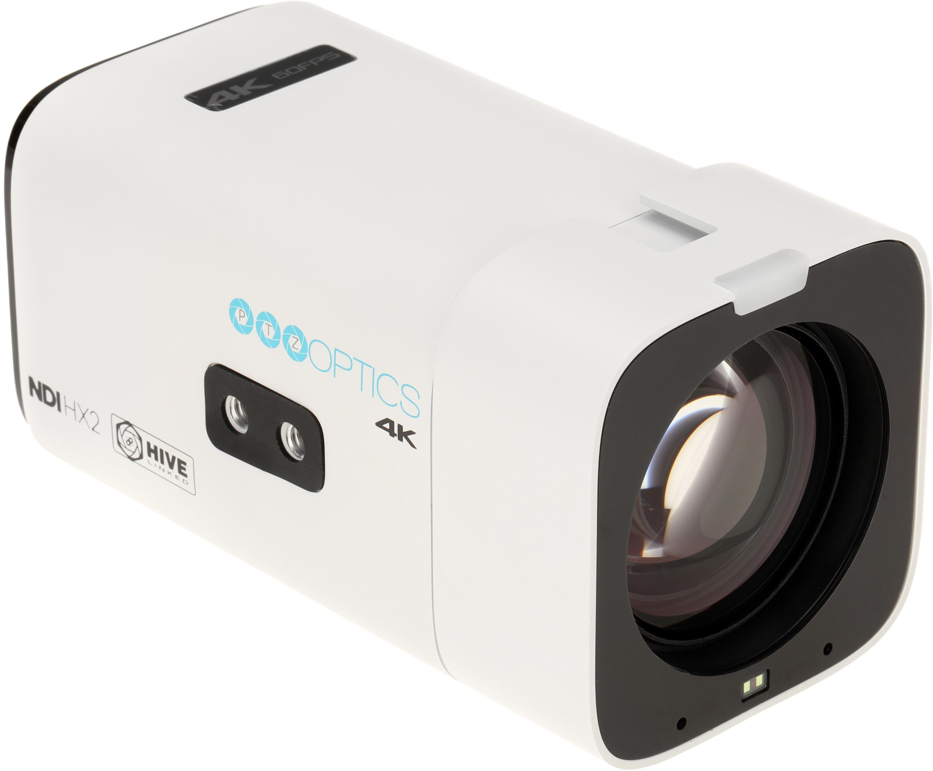 PTZOptics Studio 4K 12x Box Camera - White | Sweetwater