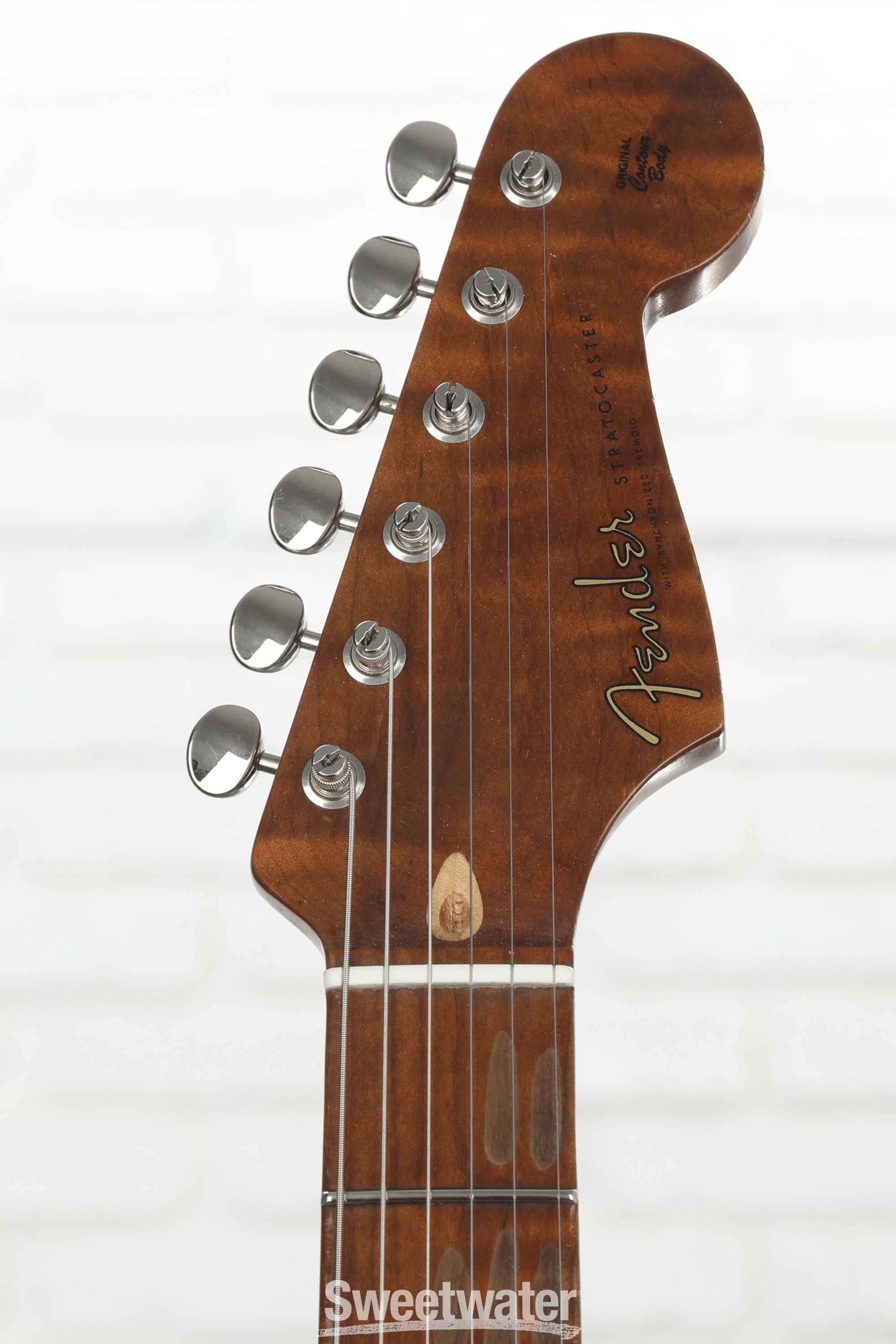 Fender Custom Shop GT11 Relic Stratocaster Electric Guitar - Shell Pink ...