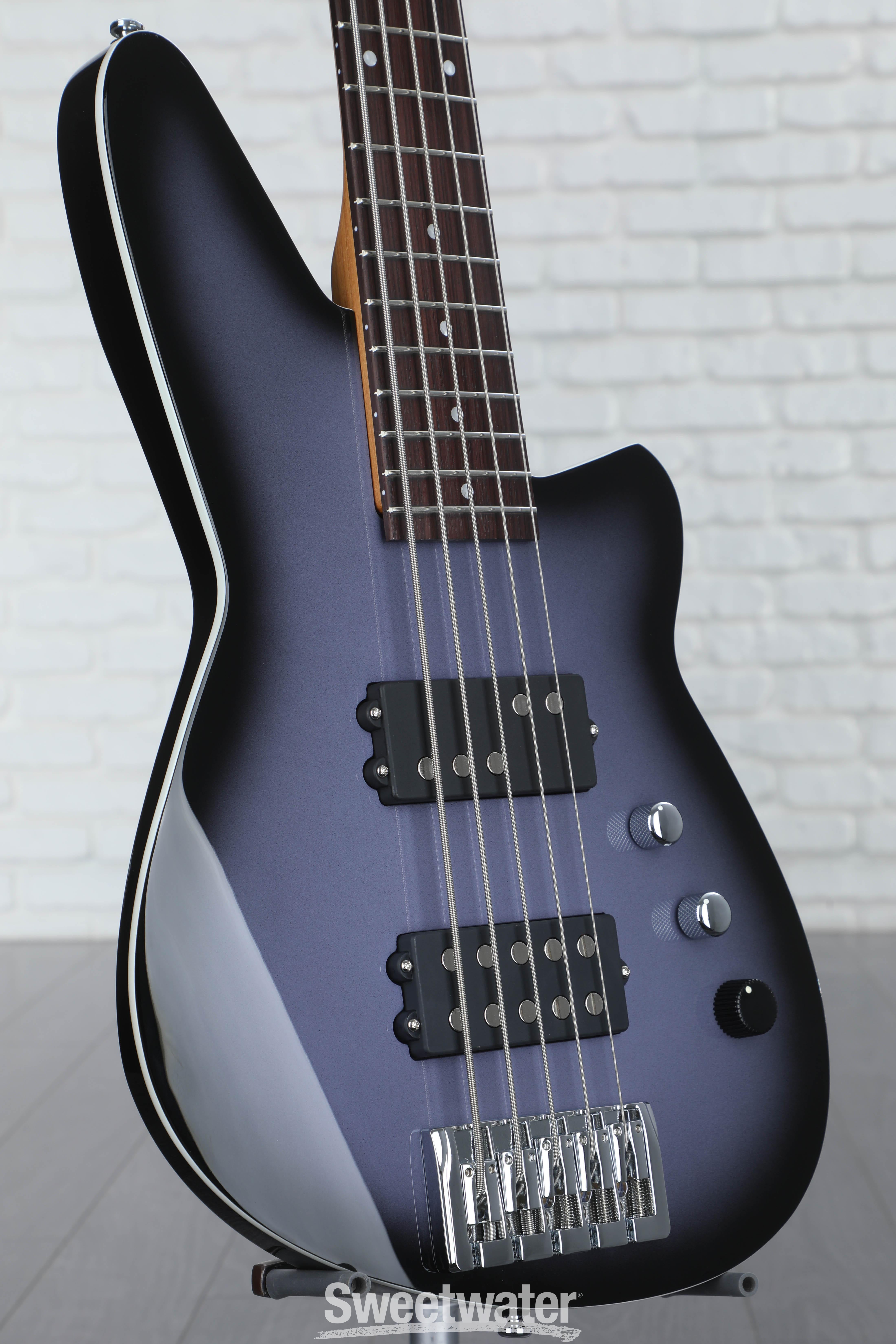 Reverend Mercalli 5 5-string Bass Guitar - Periwinkle Burst | Sweetwater