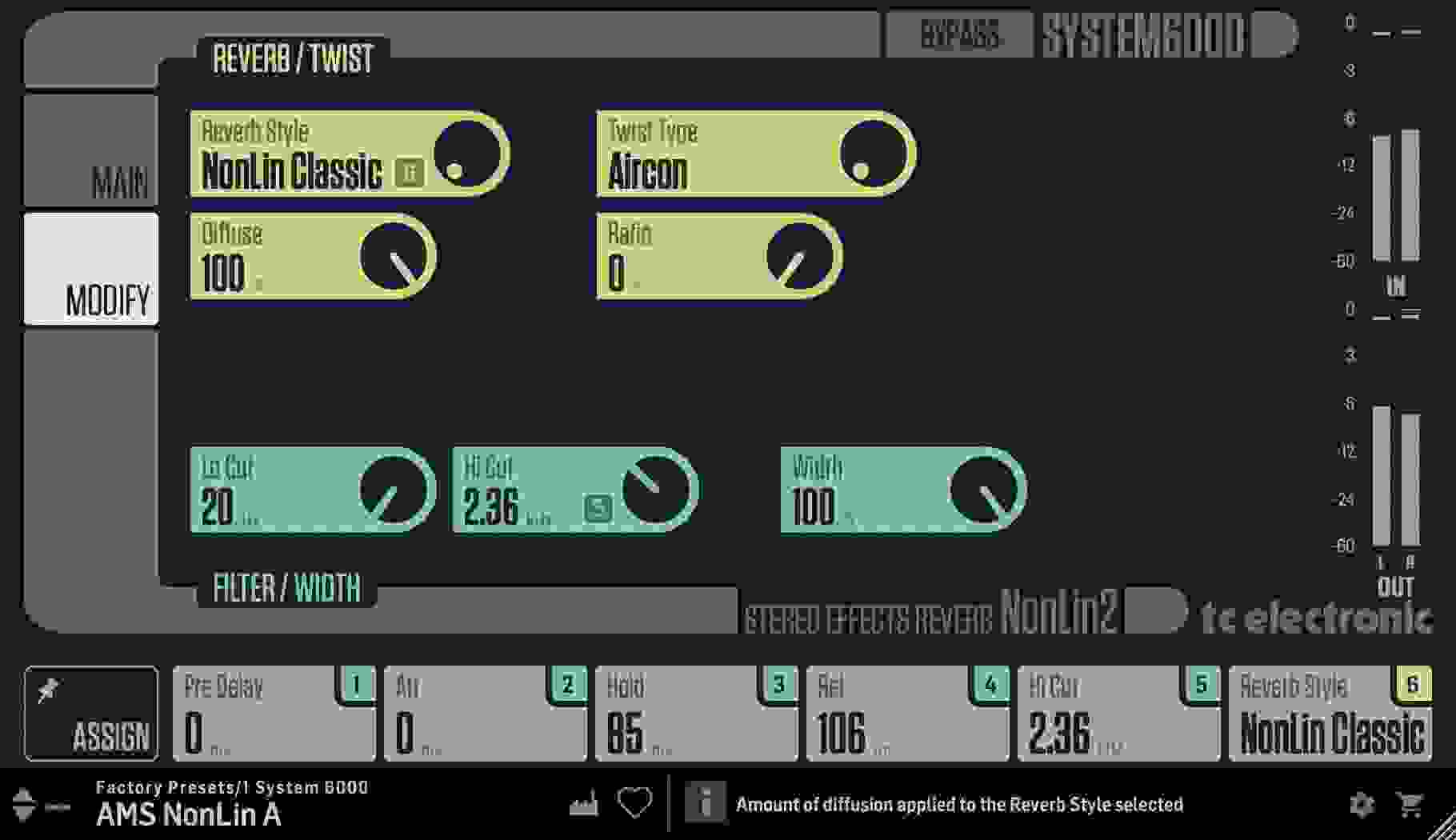 TC Electronic NONLIN2 Native Envelope Reverb Plug-in | Sweetwater