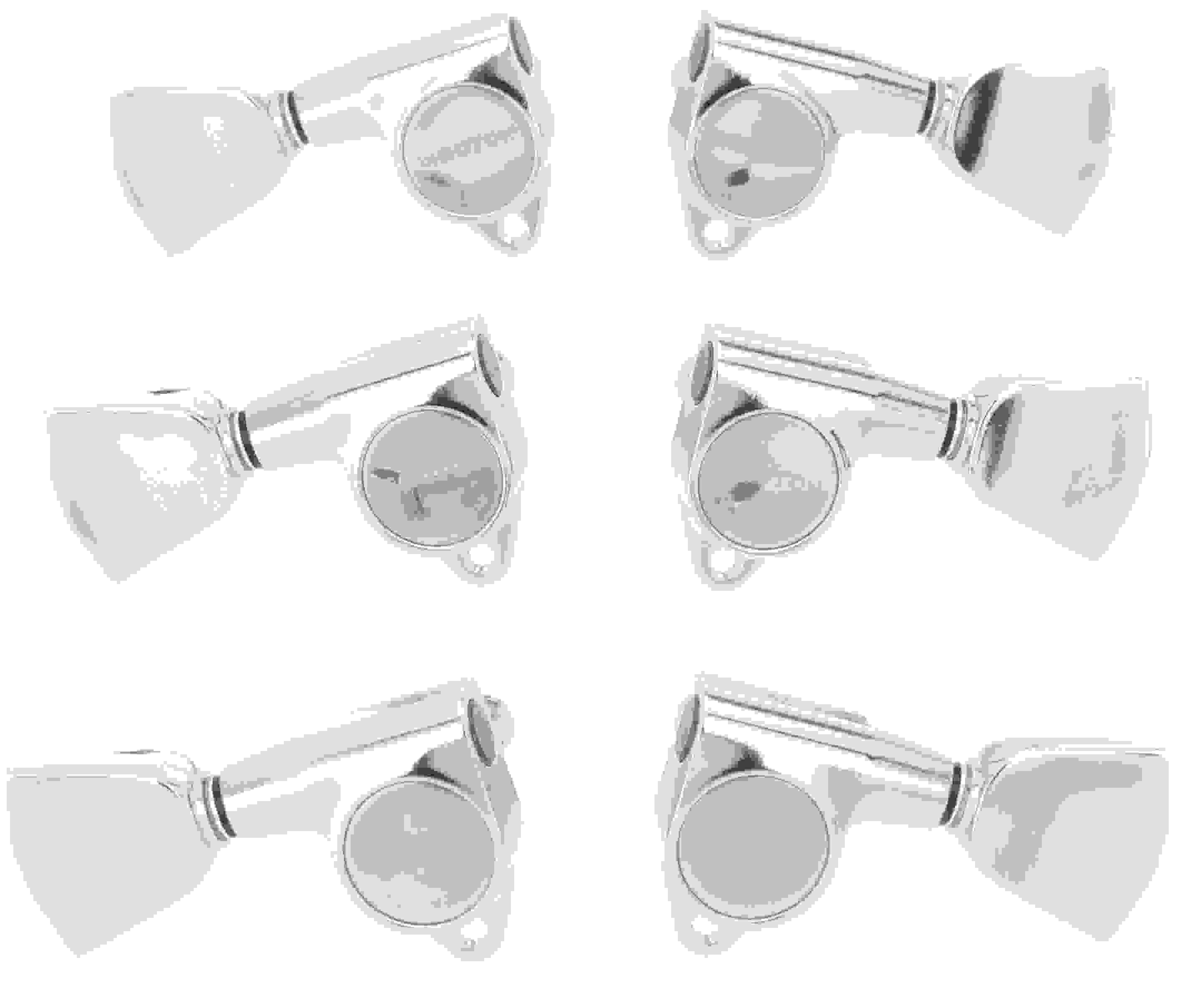 Gotoh SG301-04 Tuners - 3+3 Chrome, Keystone Buttons | Sweetwater