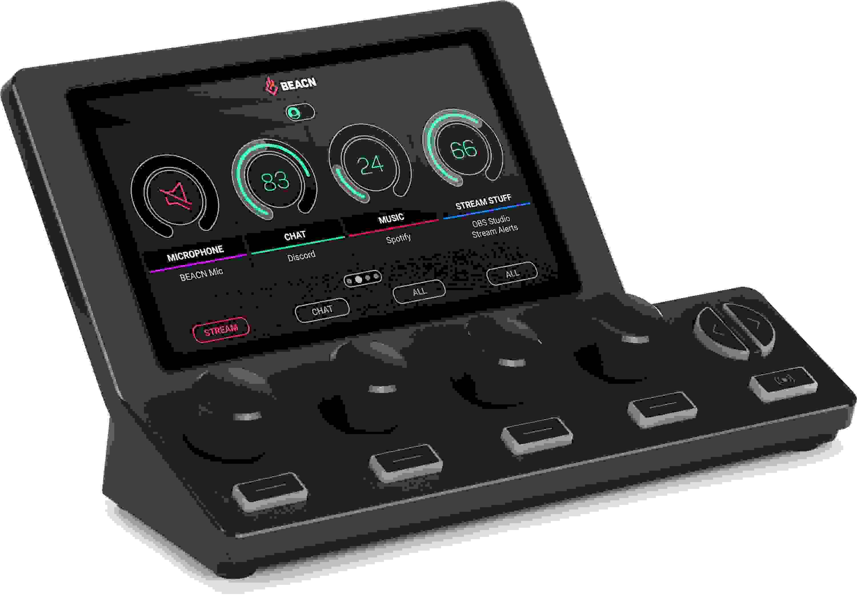 BEACN Mix Create Audio Controller - Black | Sweetwater