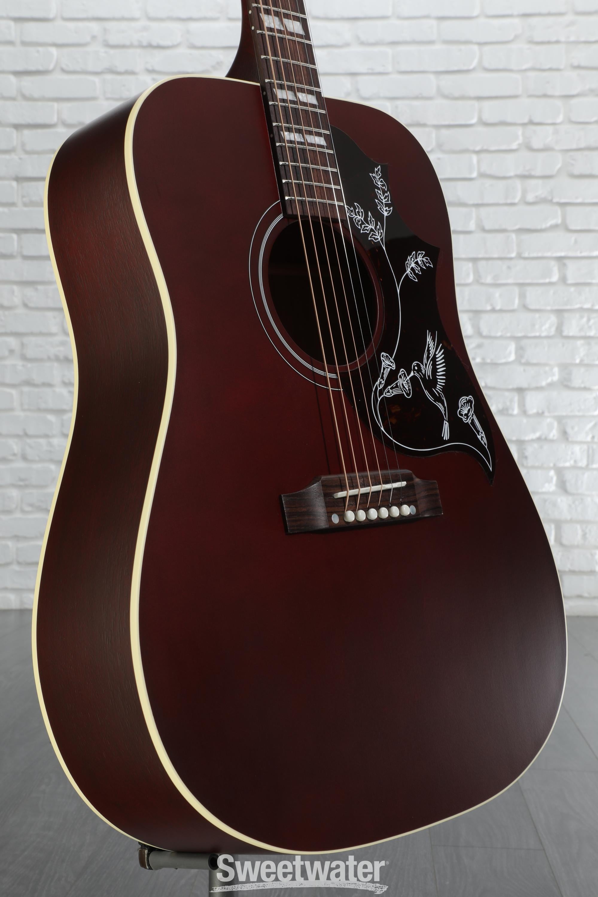 Gibson Acoustic Hummingbird Special Acoustic-electric Guitar - Wine Red ...
