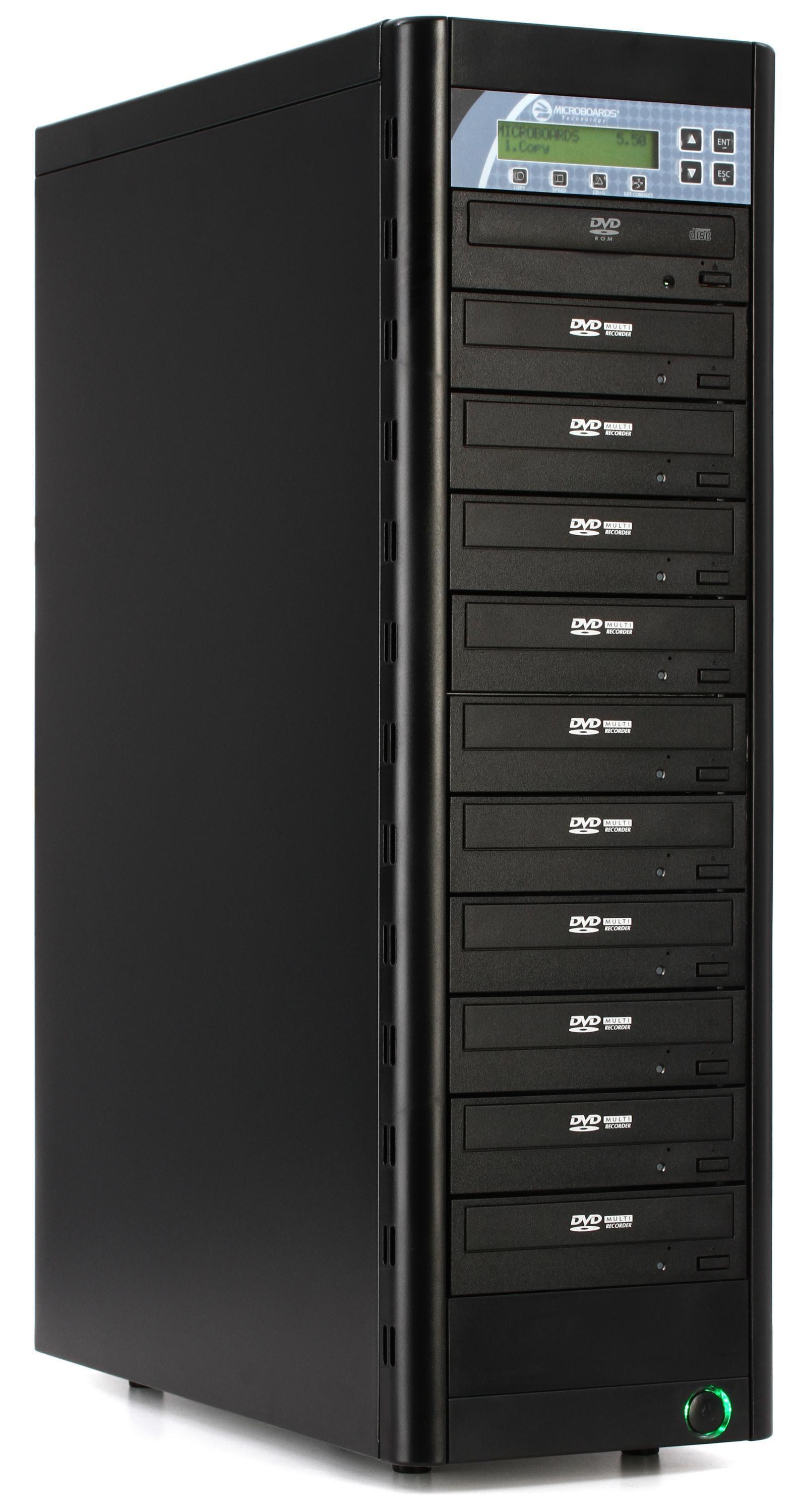 Microboards CopyWriter DVD 1016 1-to-10 CD/DVD Duplicator Tower ...