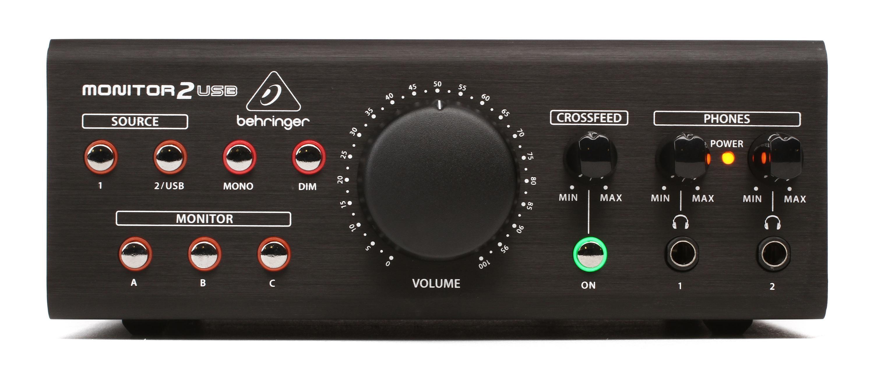 Behringer MONITOR2USB Monitor Controller | Sweetwater