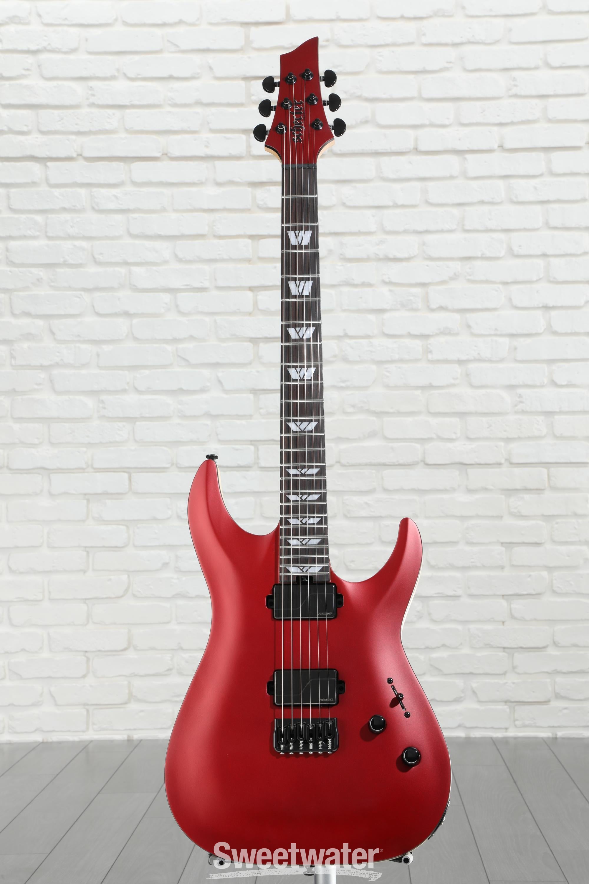 Schecter C-1 SLS Custom Electric Guitar - Racing Red | Sweetwater