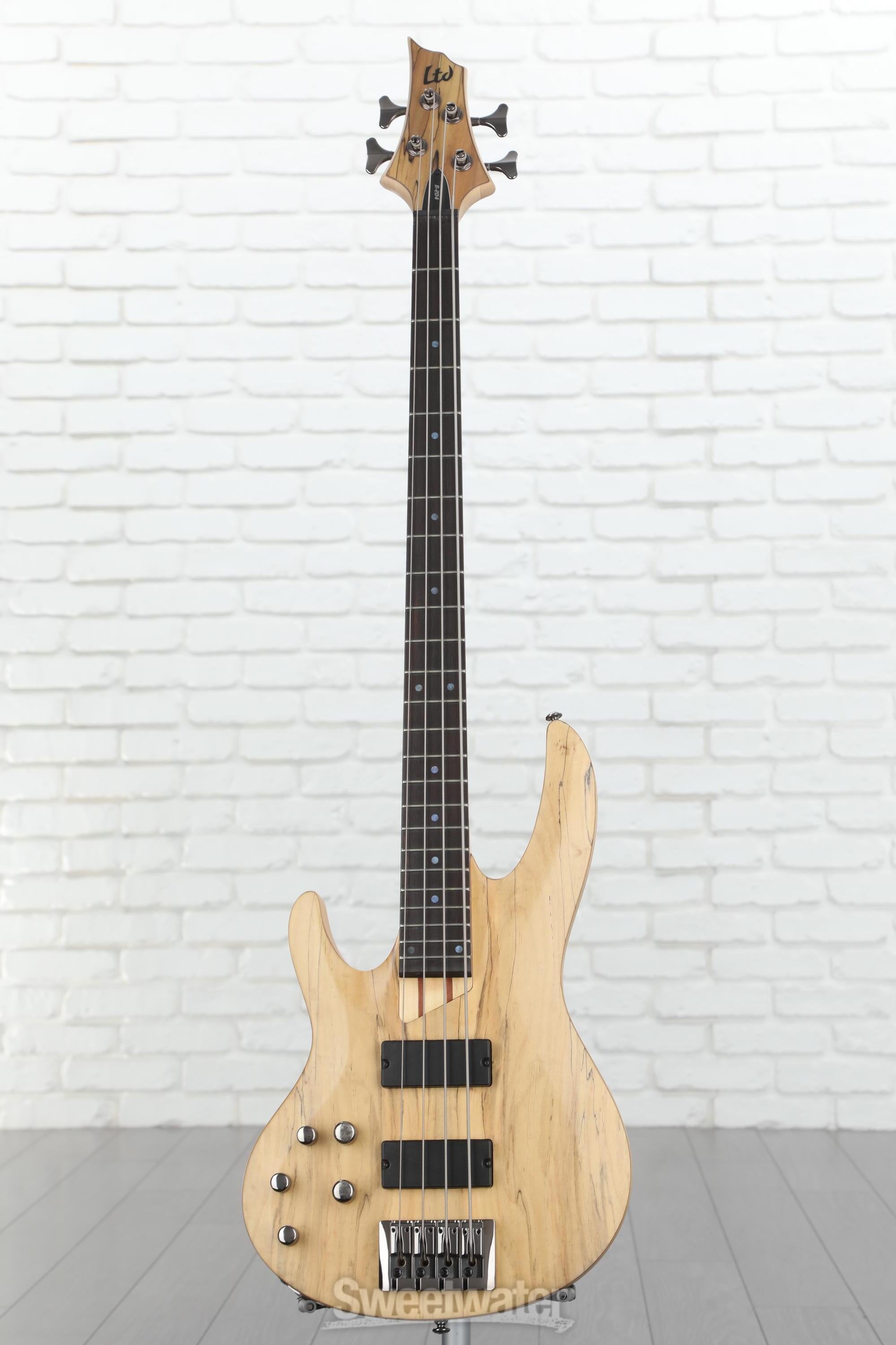 ESP LTD B-204SM Left-handed Bass Guitar - Natural Satin | Sweetwater