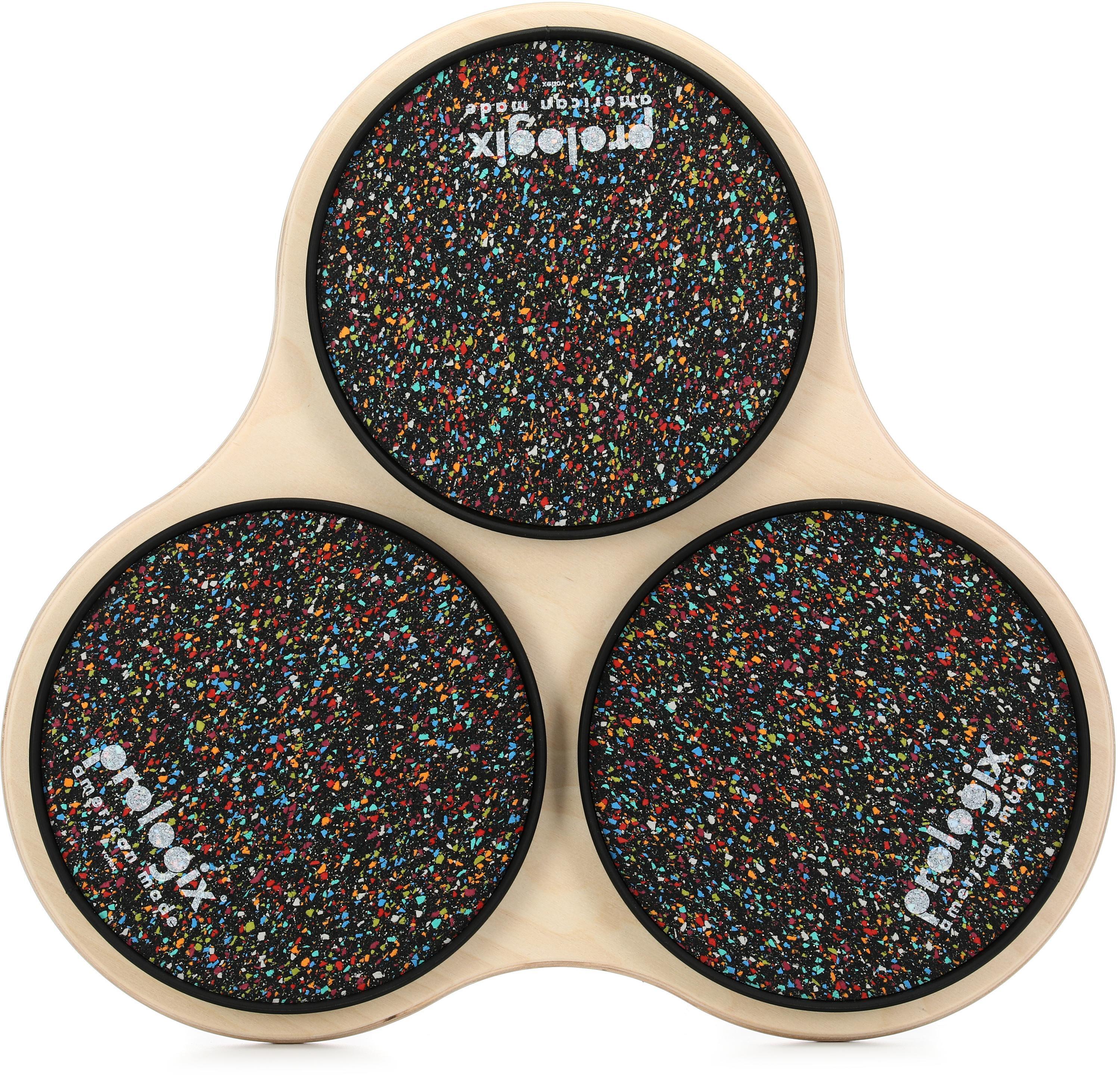 Prologix Percussion Vortex Tri-Pad Practice Pad | Sweetwater