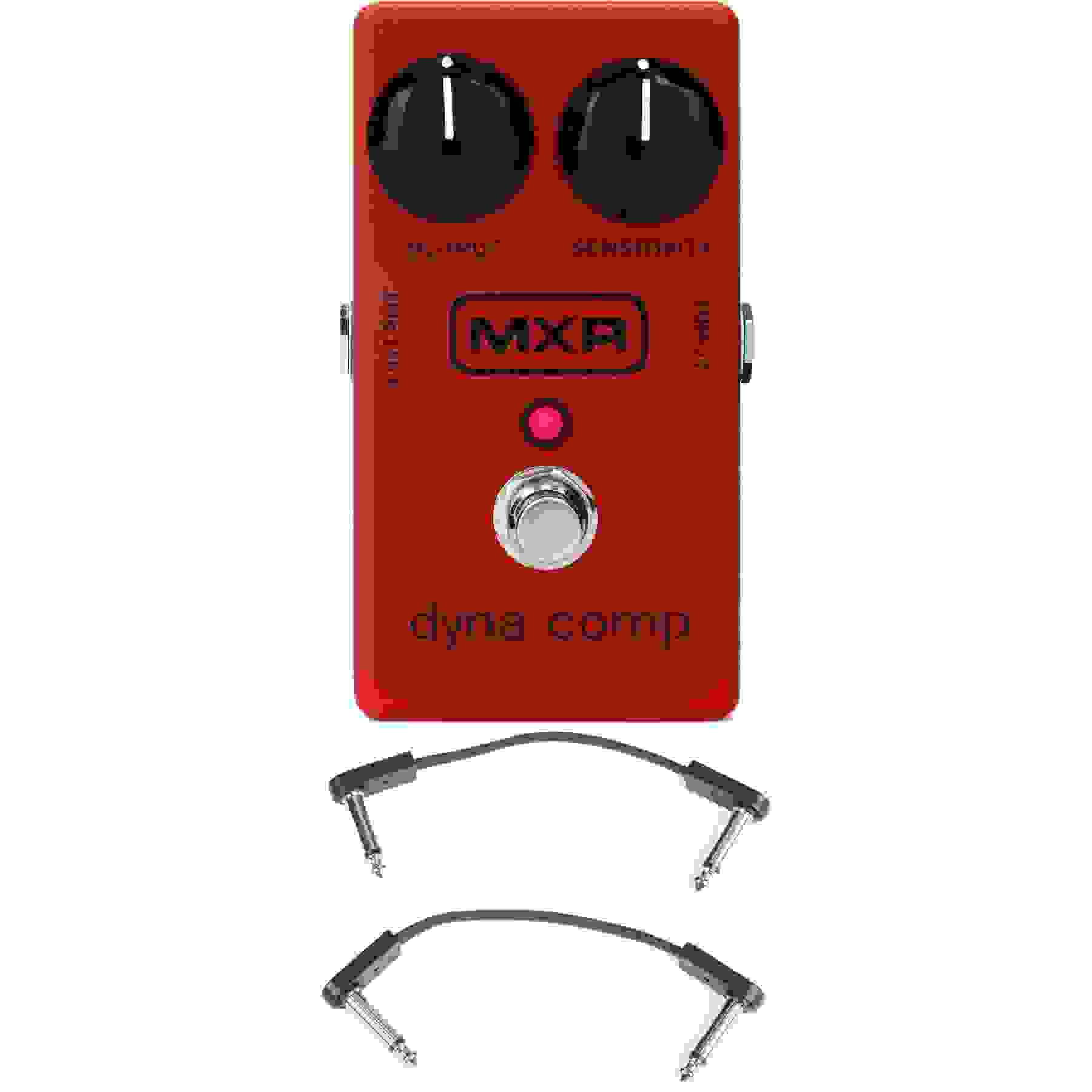 MXR M102 Dyna Comp Compressor Pedal with EBS Patch Cables | Sweetwater