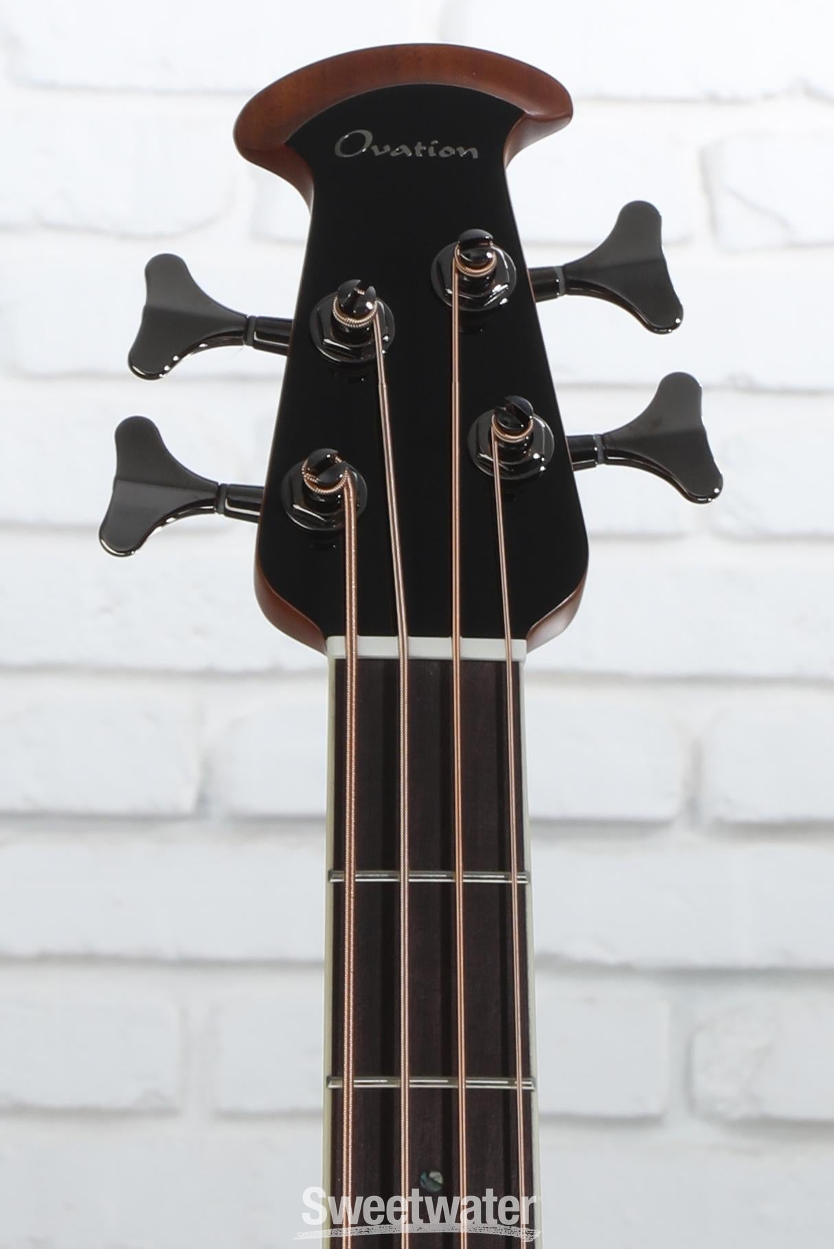 Ovation Celebrity Elite Plus Bass CEB44X-7C Mid-depth Acoustic-Electric ...