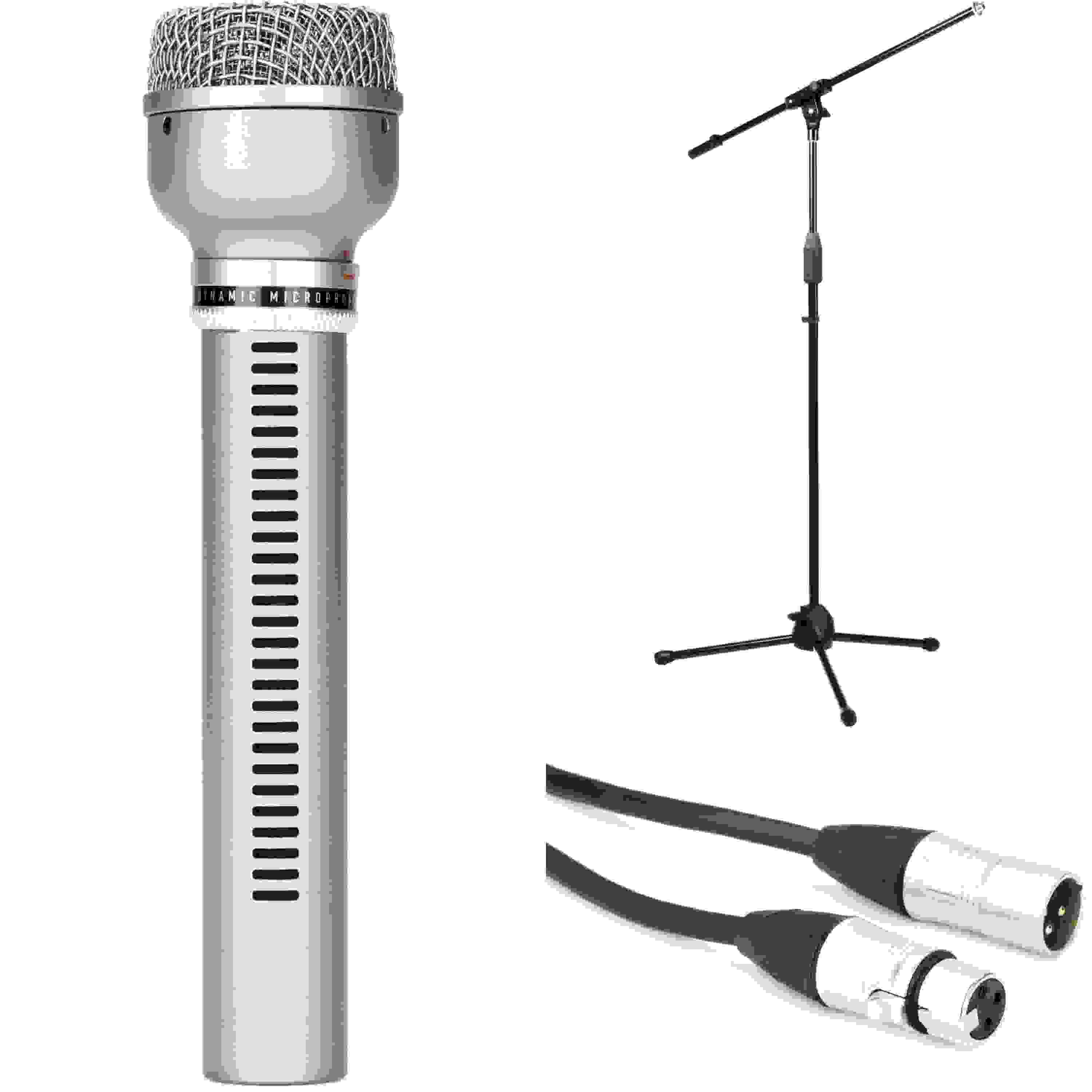 Warm Audio WA-19 Dynamic Studio Microphone with Stand and Cable ...