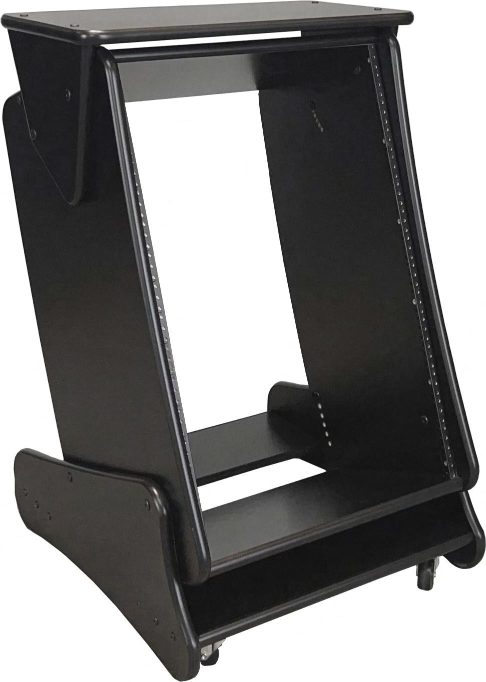 RAB Audio ProRak 16U Rack with Six Adjustable Angles, Top Shelf, and ...